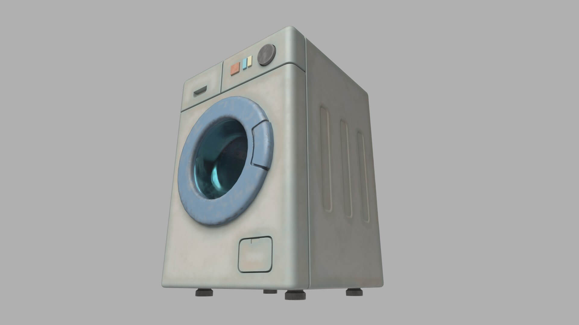 Stylized Washing Machine - 3D Model by Art_Teeves