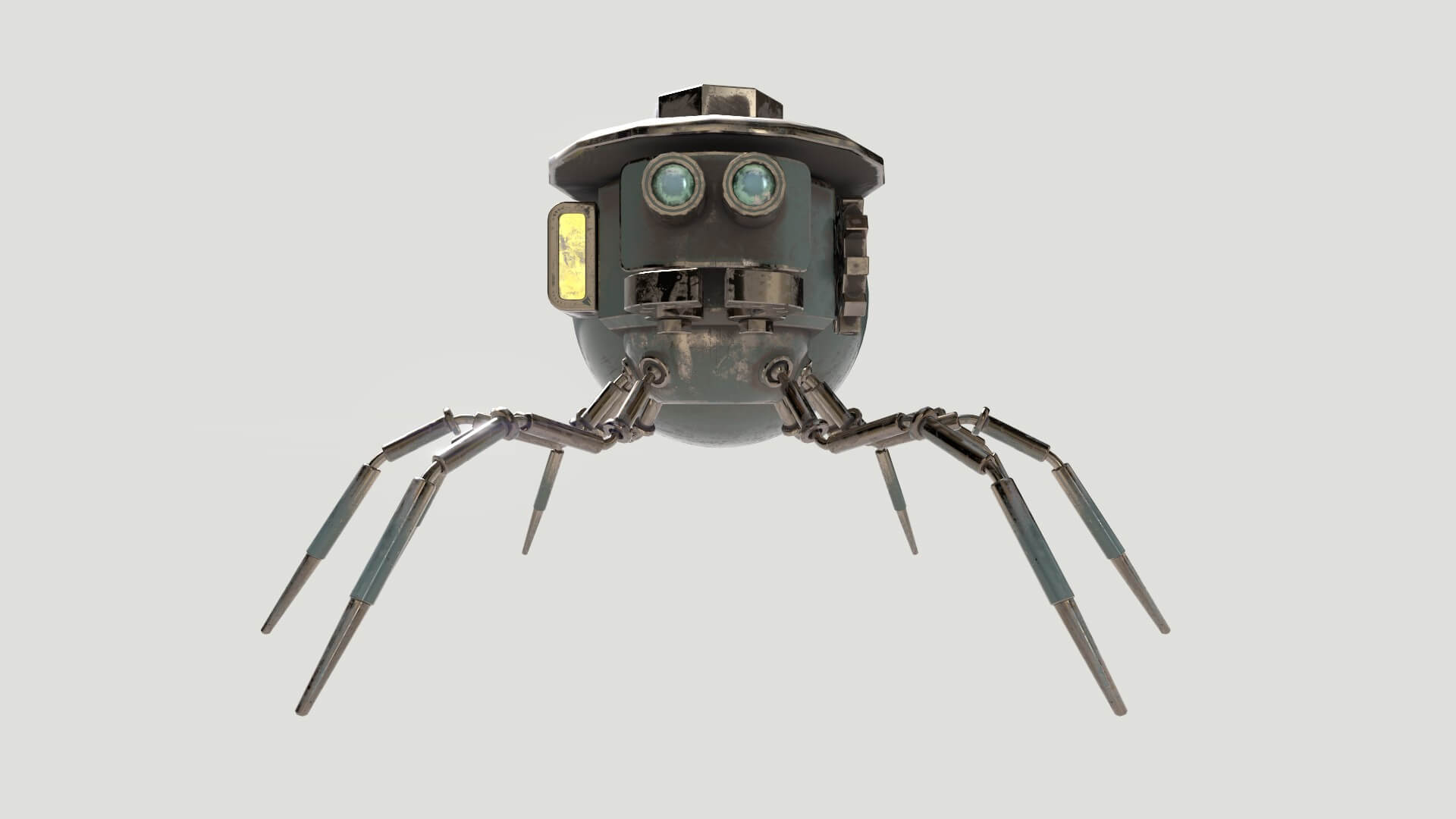 Stylized Mechanical Spider - 3D Model by Art_Teeves