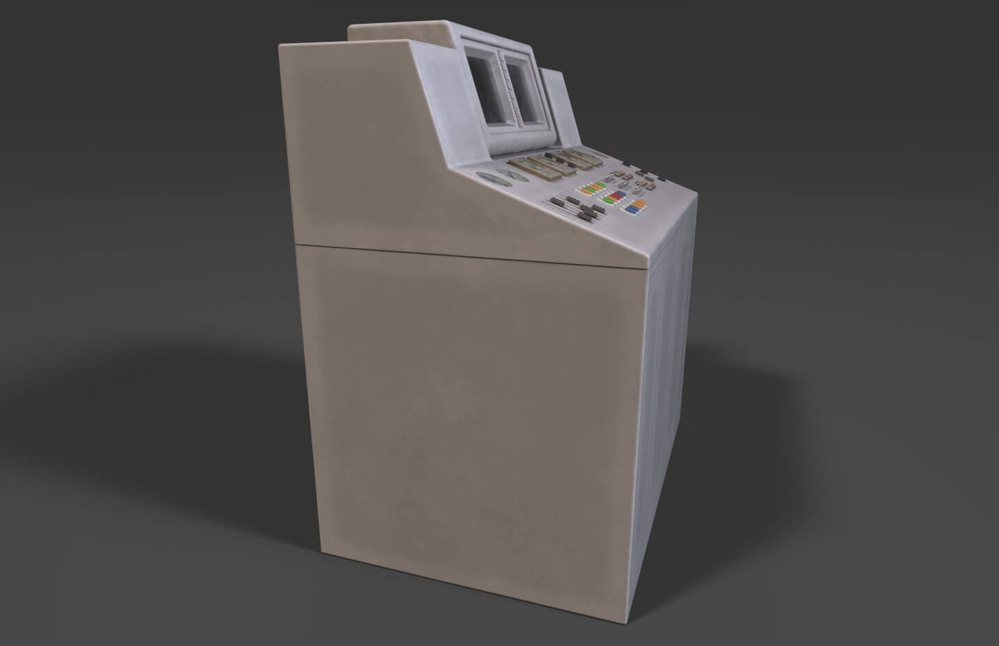 Stylized Retro Control Console - 3D Model by Art_Teeves