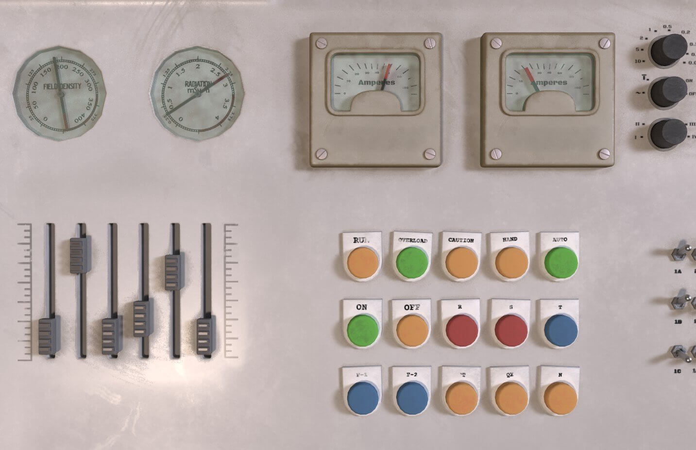 Stylized Retro Control Console - 3D Model by Art_Teeves