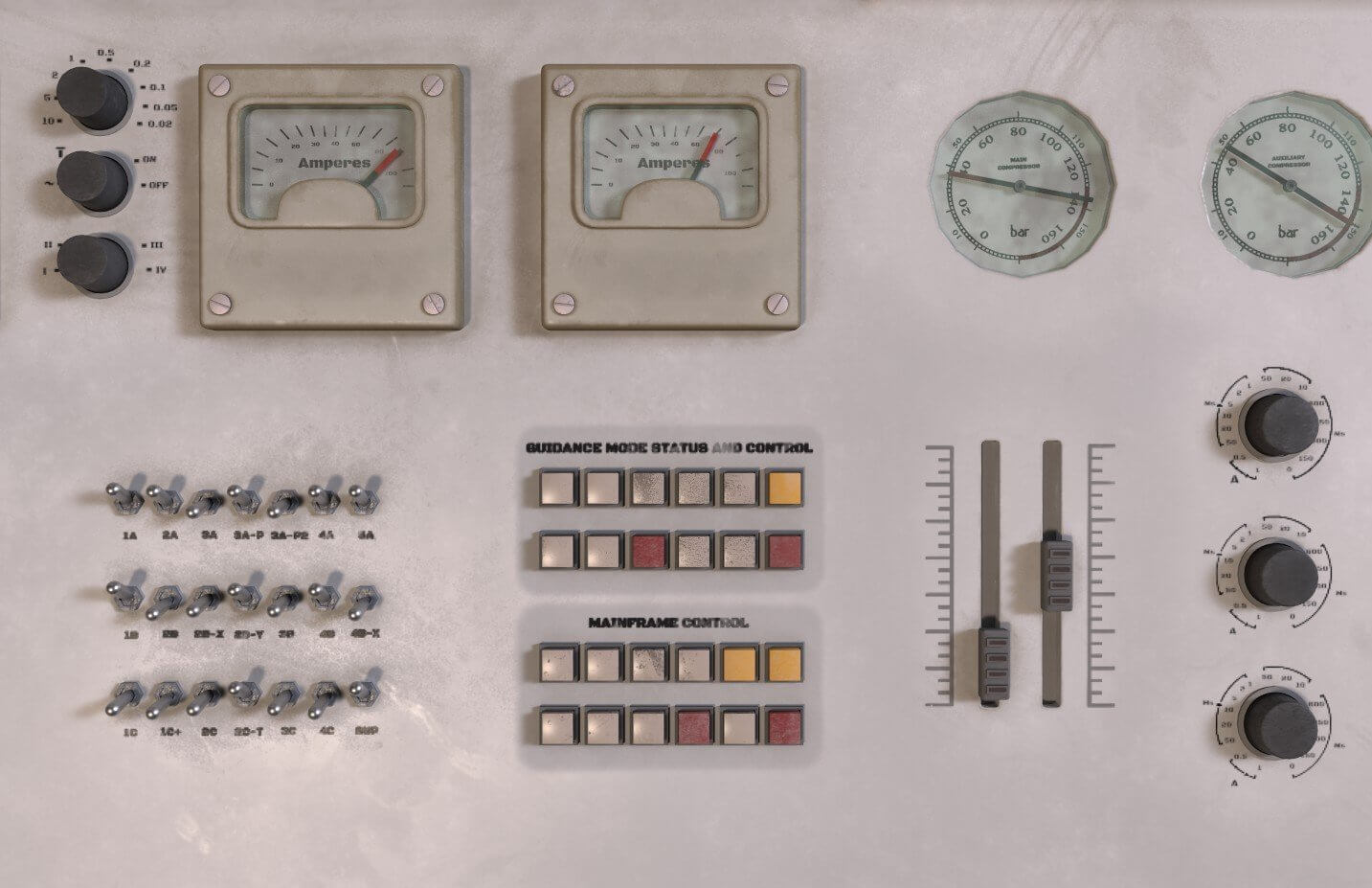 Stylized Retro Control Console - 3D Model by Art_Teeves