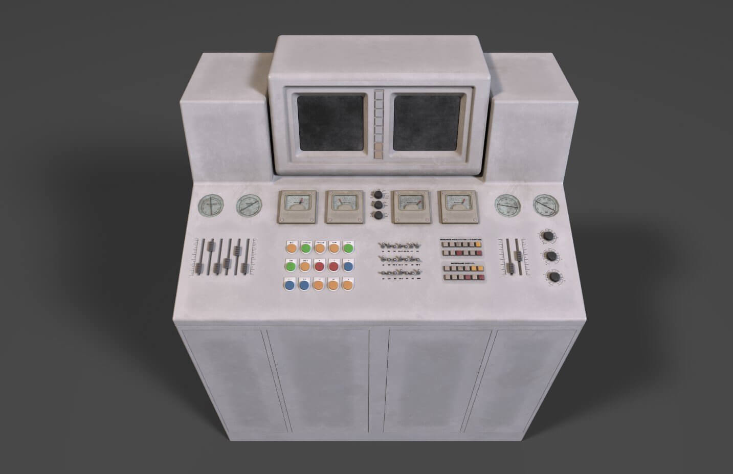 Stylized Retro Control Console - 3D Model by Art_Teeves