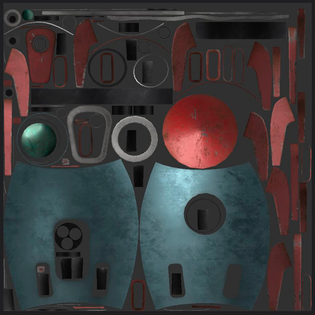 Stylized Retro Rocket - 3D Model by Art_Teeves