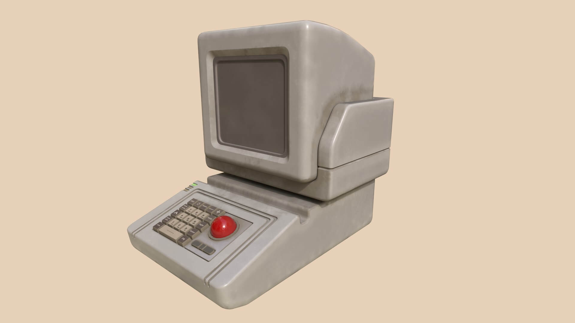 Stylized Retrofuturism PC - 3D Model by Art_Teeves