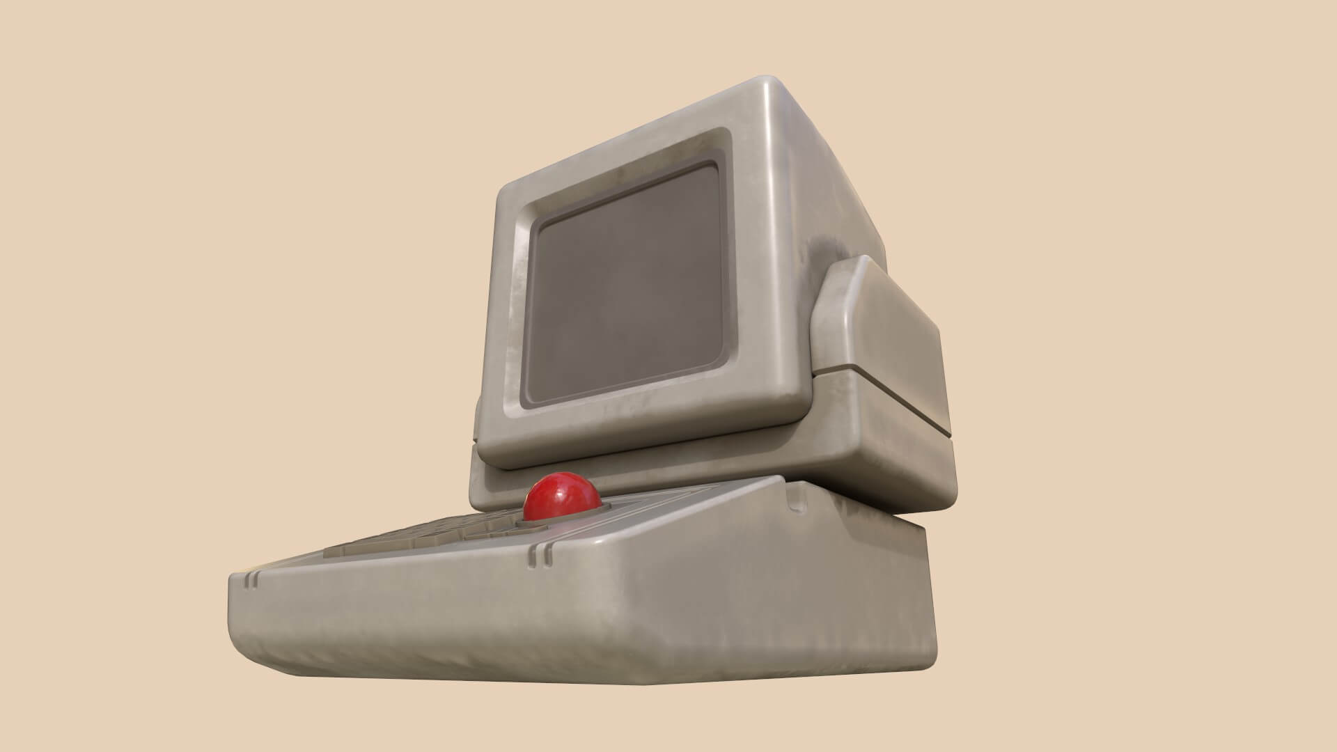 Stylized Retrofuturism PC - 3D Model by Art_Teeves