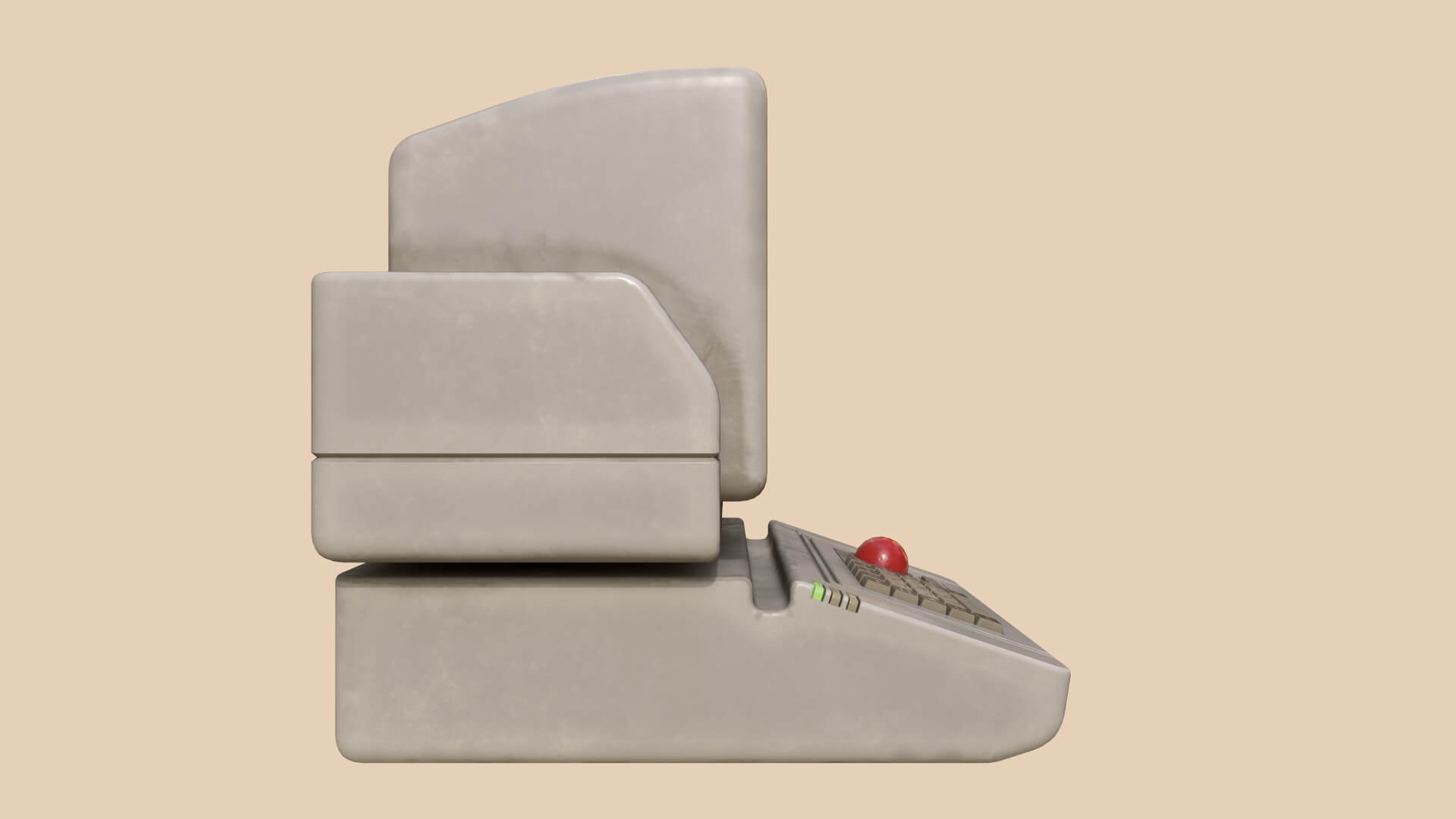 Stylized Retrofuturism PC - 3D Model by Art_Teeves