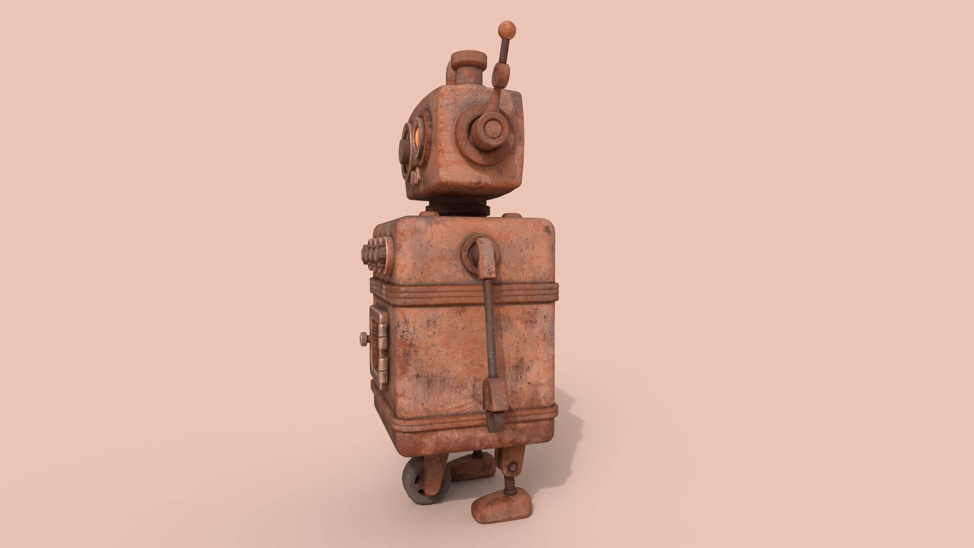 Stylized Robot Oven - 3D Model by Art_Teeves