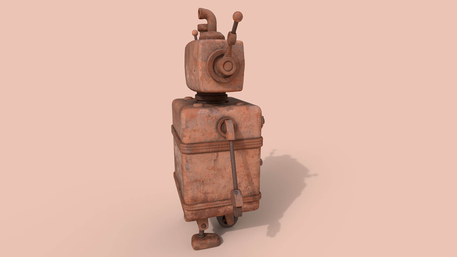Stylized Robot Oven - 3D Model by Art_Teeves
