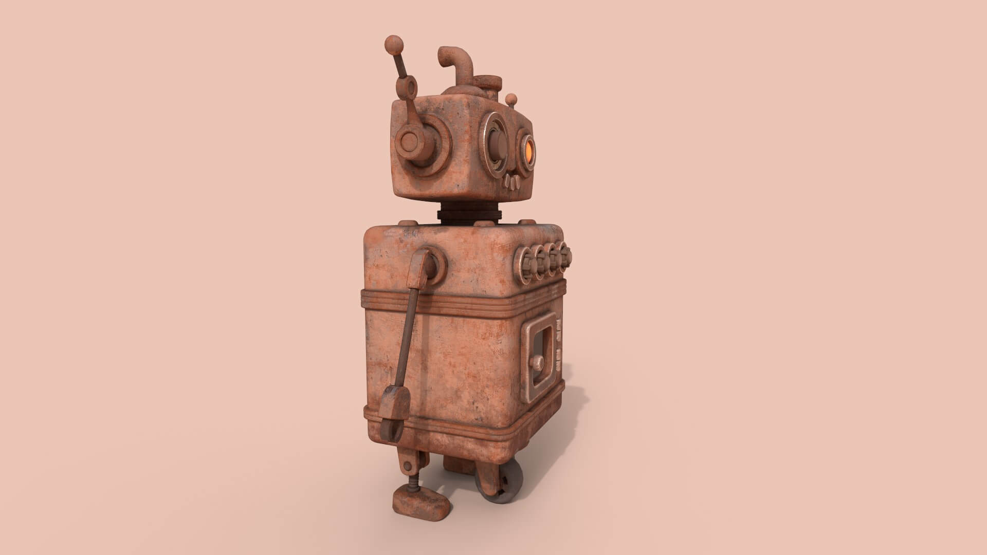 Stylized Robot Oven - 3D Model by Art_Teeves