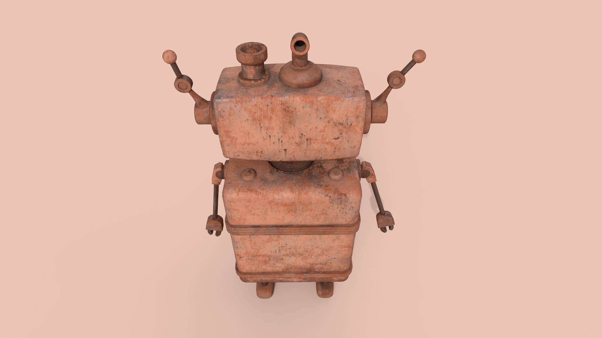 Stylized Robot Oven - 3D Model by Art_Teeves