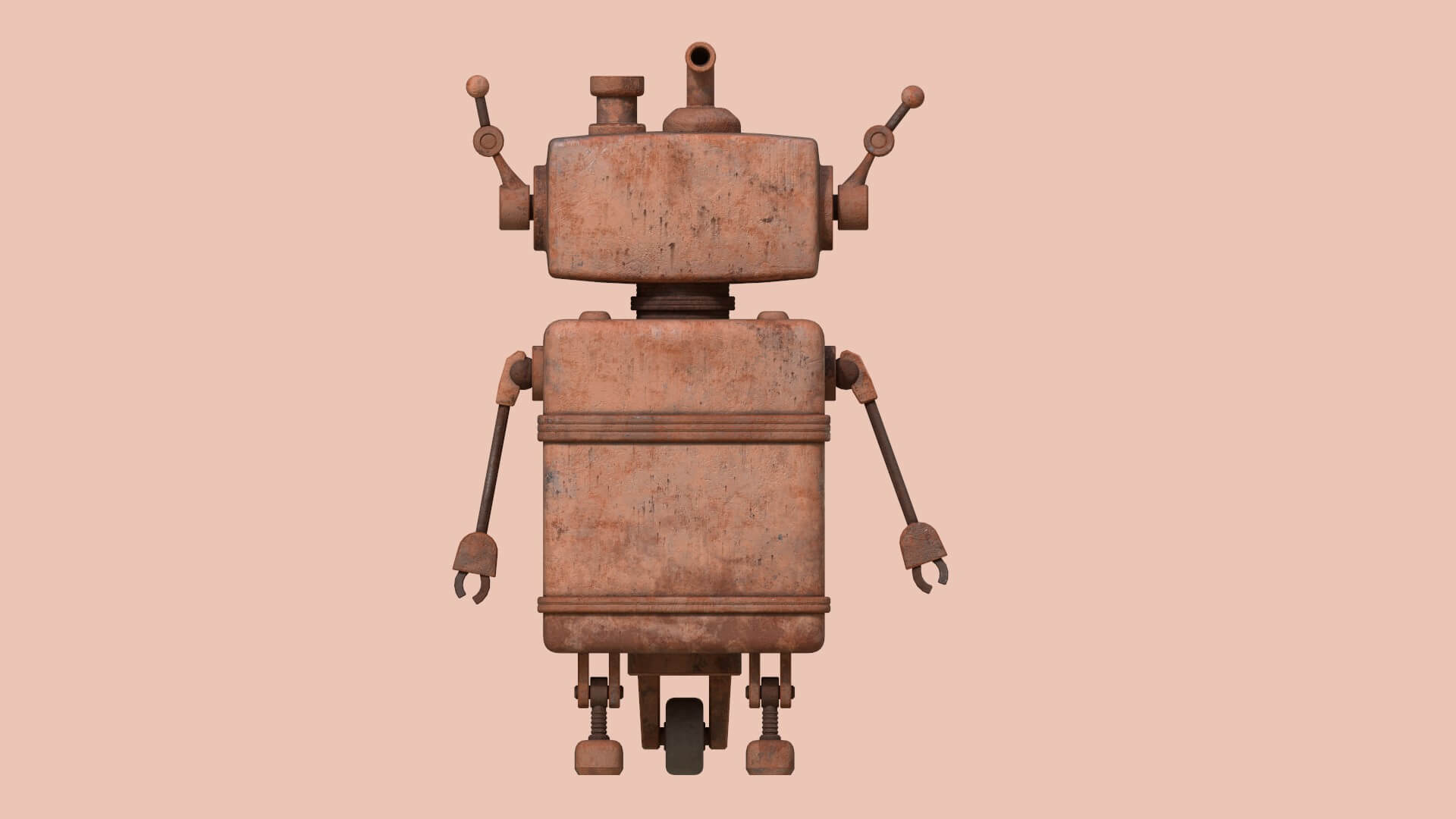 Stylized Robot Oven - 3D Model by Art_Teeves