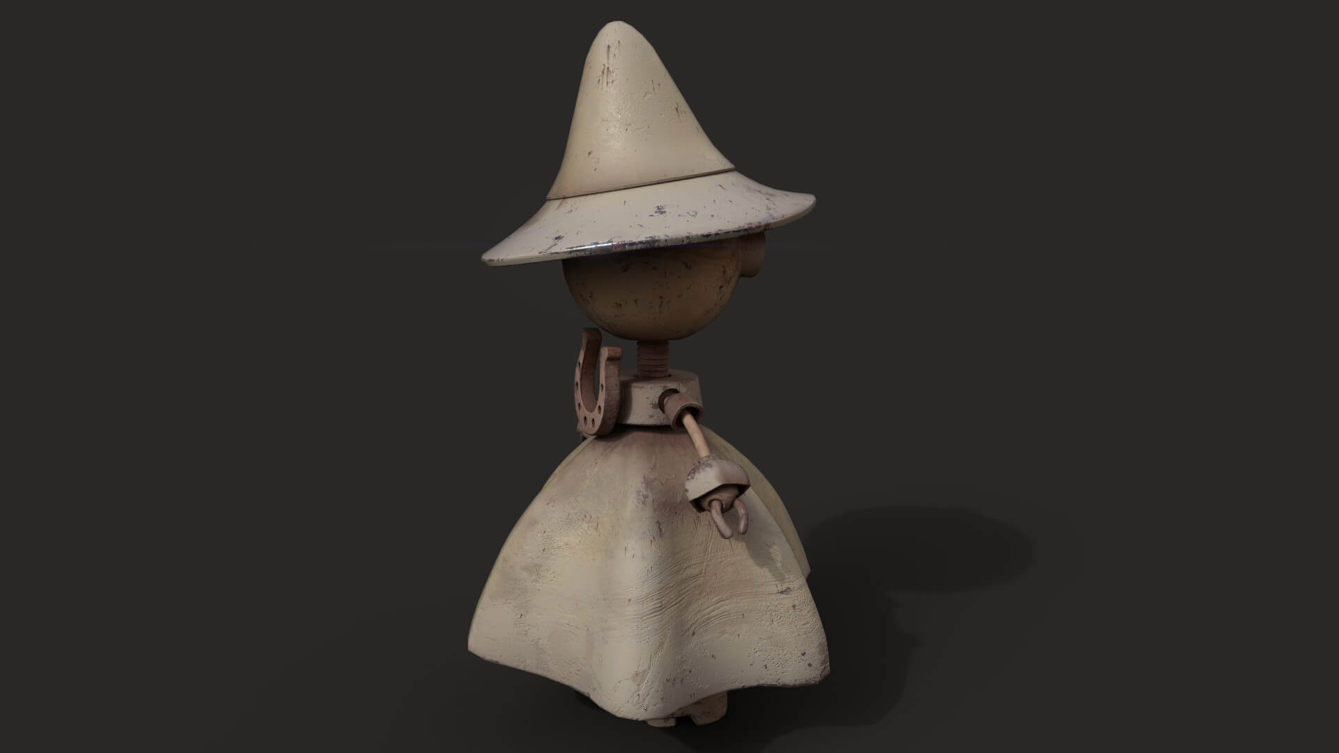 Stylized Robot Witch - 3D Model by Art_Teeves