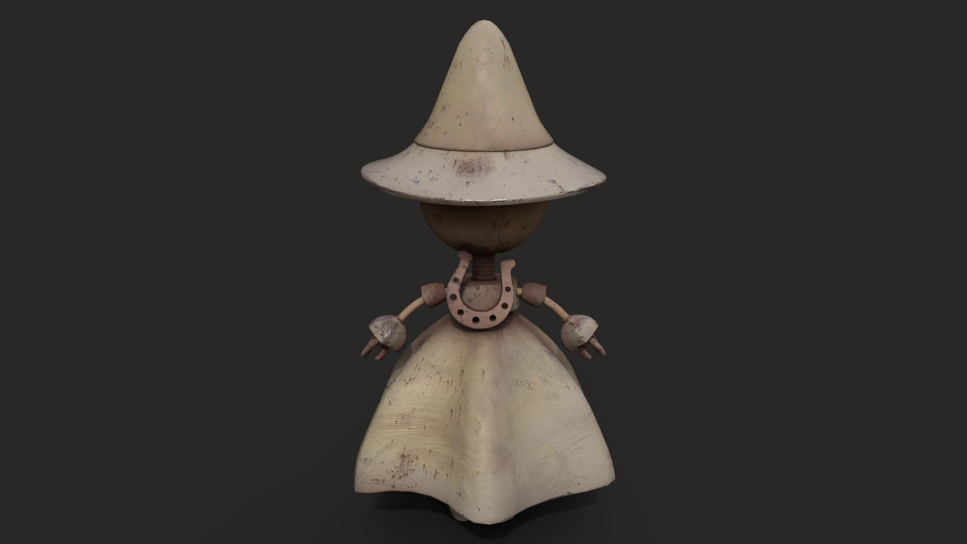 Stylized Robot Witch - 3D Model by Art_Teeves