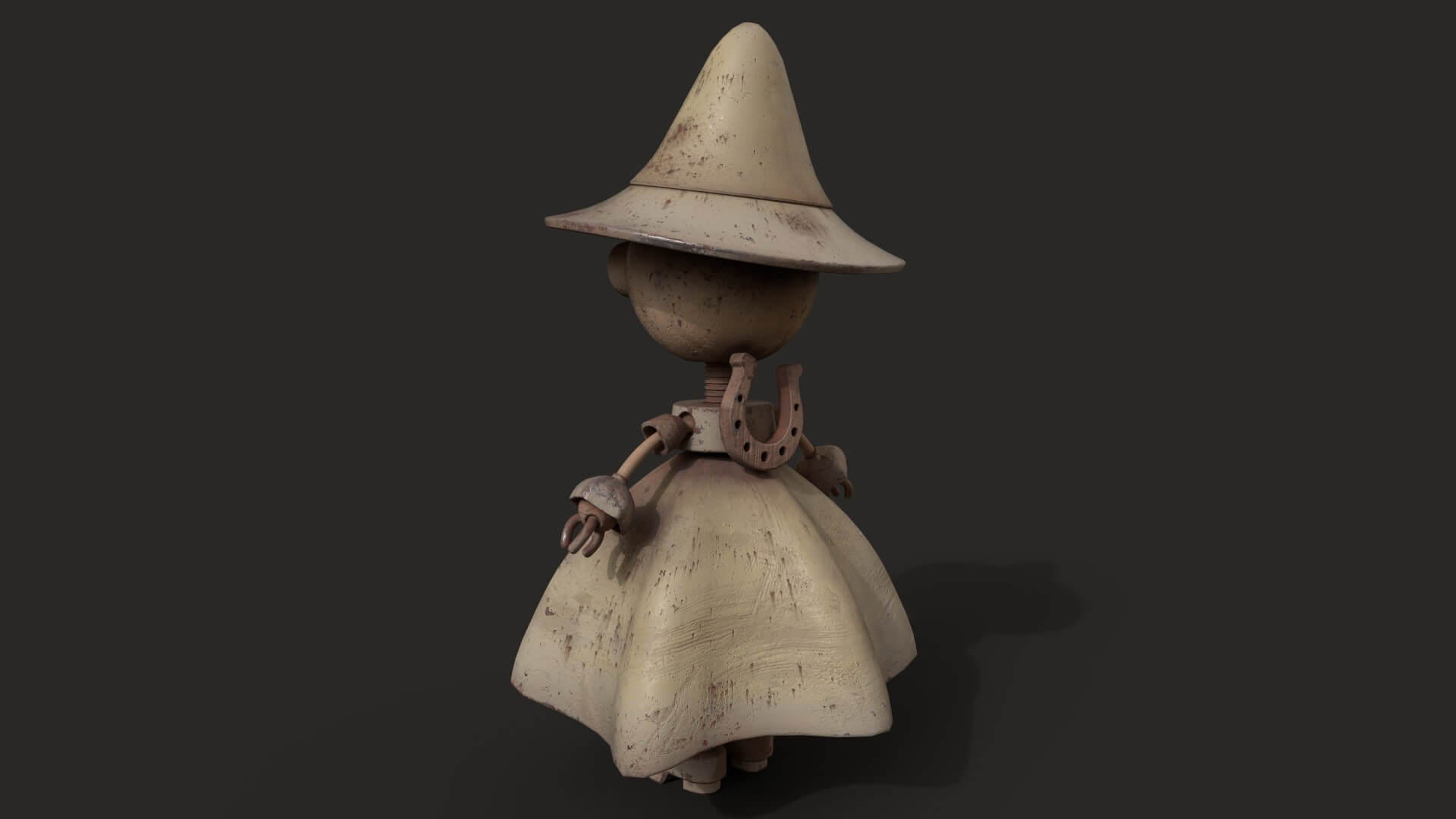 Stylized Robot Witch - 3D Model by Art_Teeves