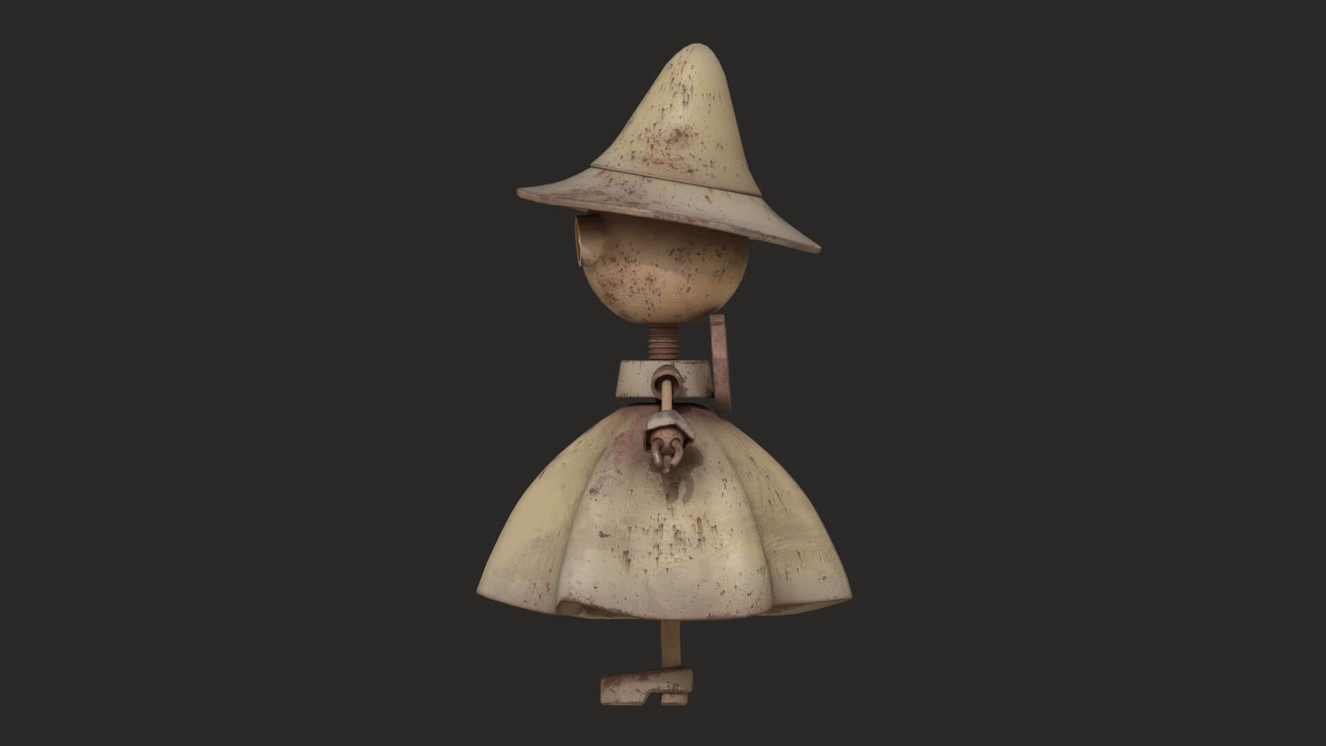 Stylized Robot Witch - 3D Model by Art_Teeves