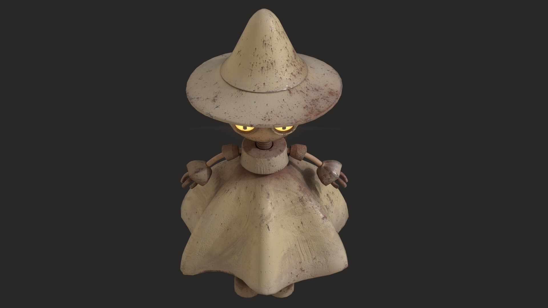 Stylized Robot Witch - 3D Model by Art_Teeves