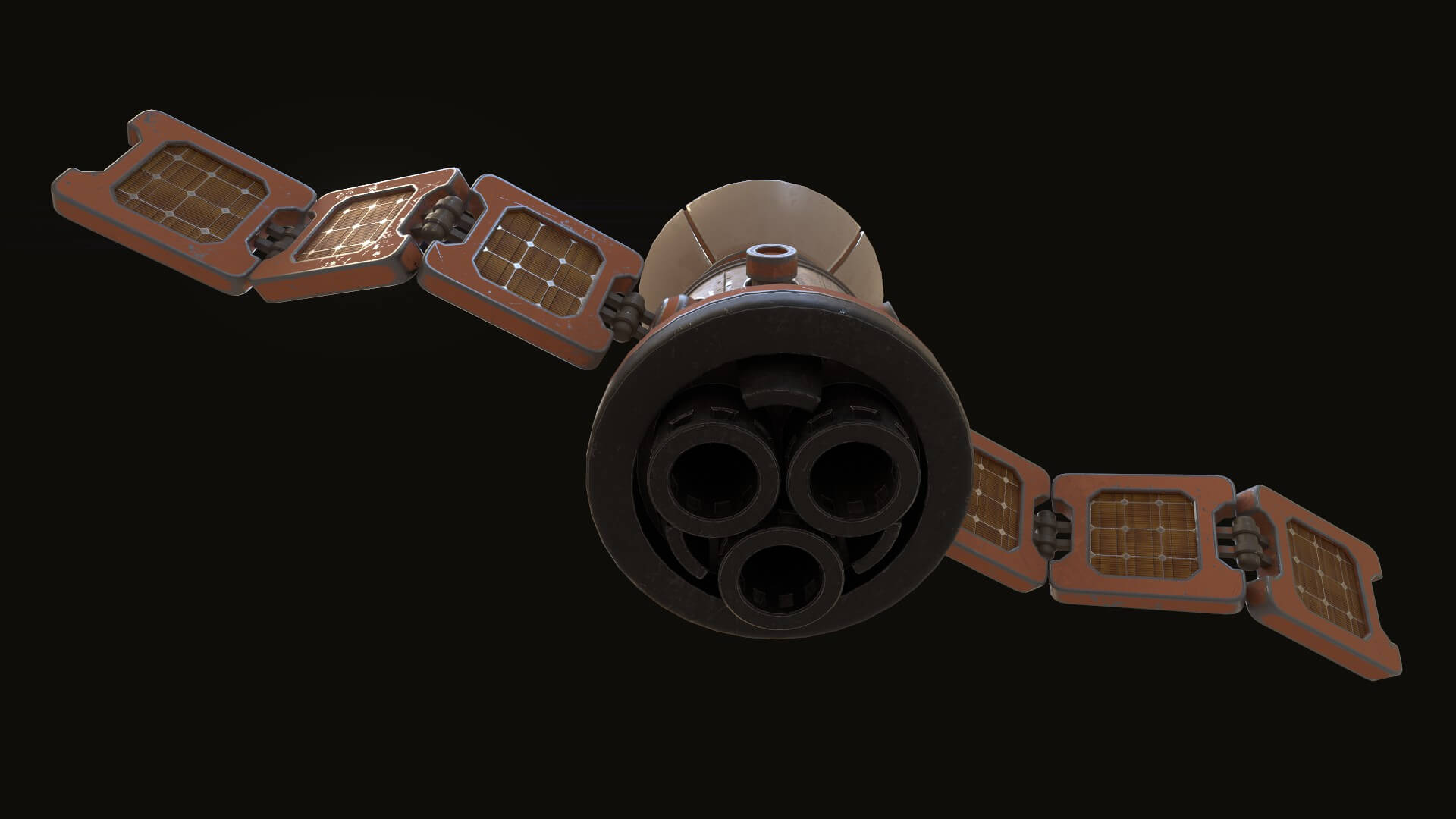 Stylized Satellite - 3D Model by Art_Teeves