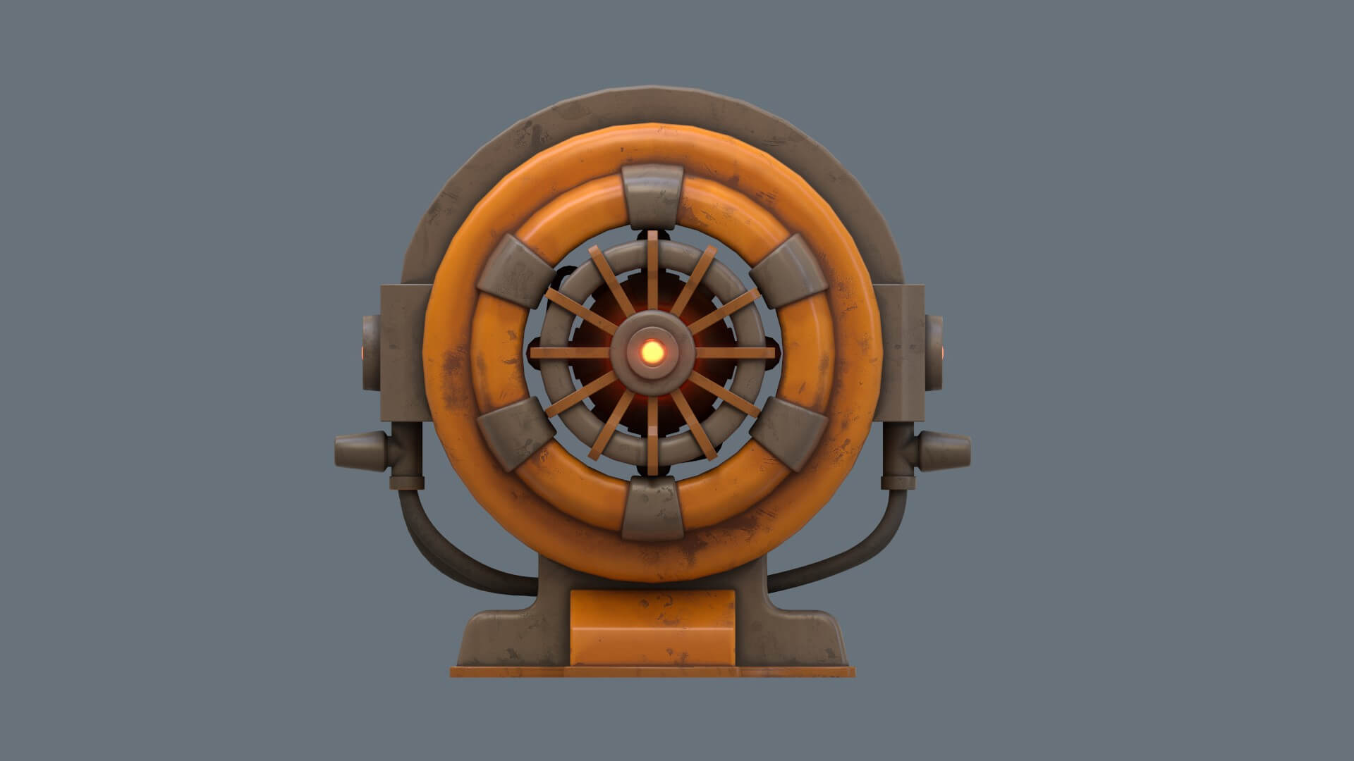 Stylized Sci-Fi Generator 3D Model by Art_Teeves