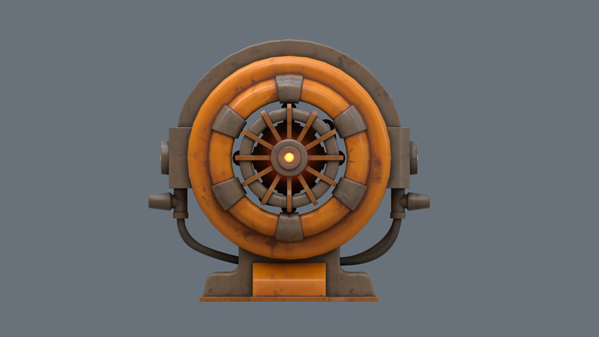 Stylized Sci-Fi Generator 3D Model by Art_Teeves