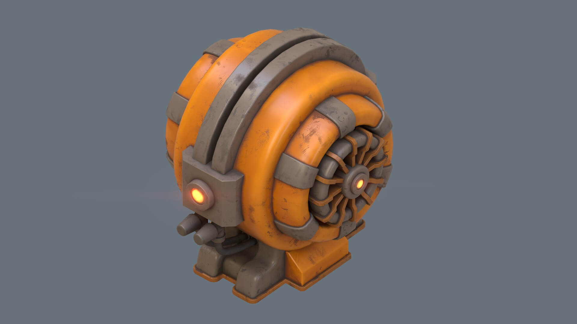 Stylized Sci-Fi Generator 3D Model by Art_Teeves