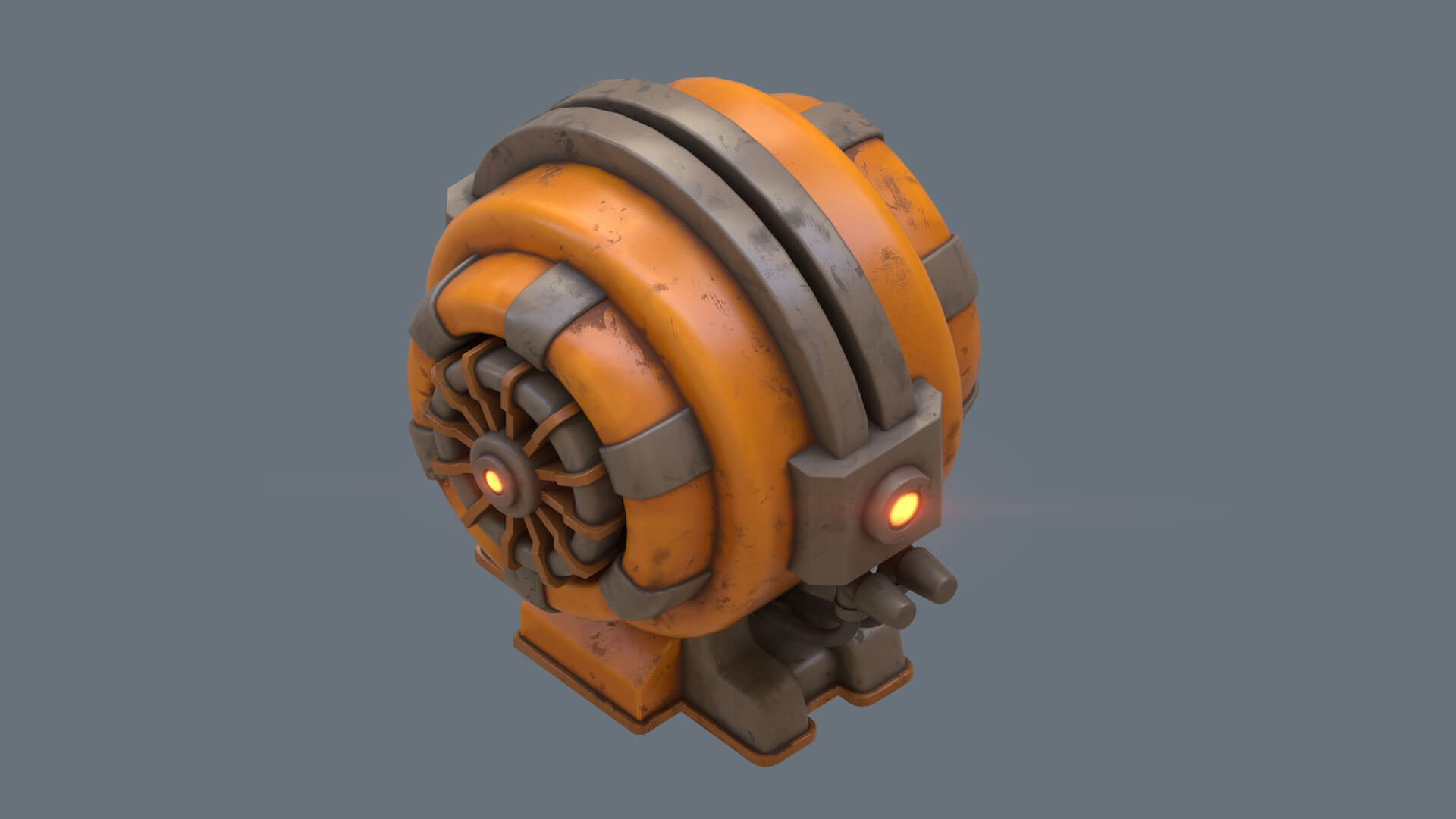 Stylized Sci-Fi Generator 3D Model by Art_Teeves