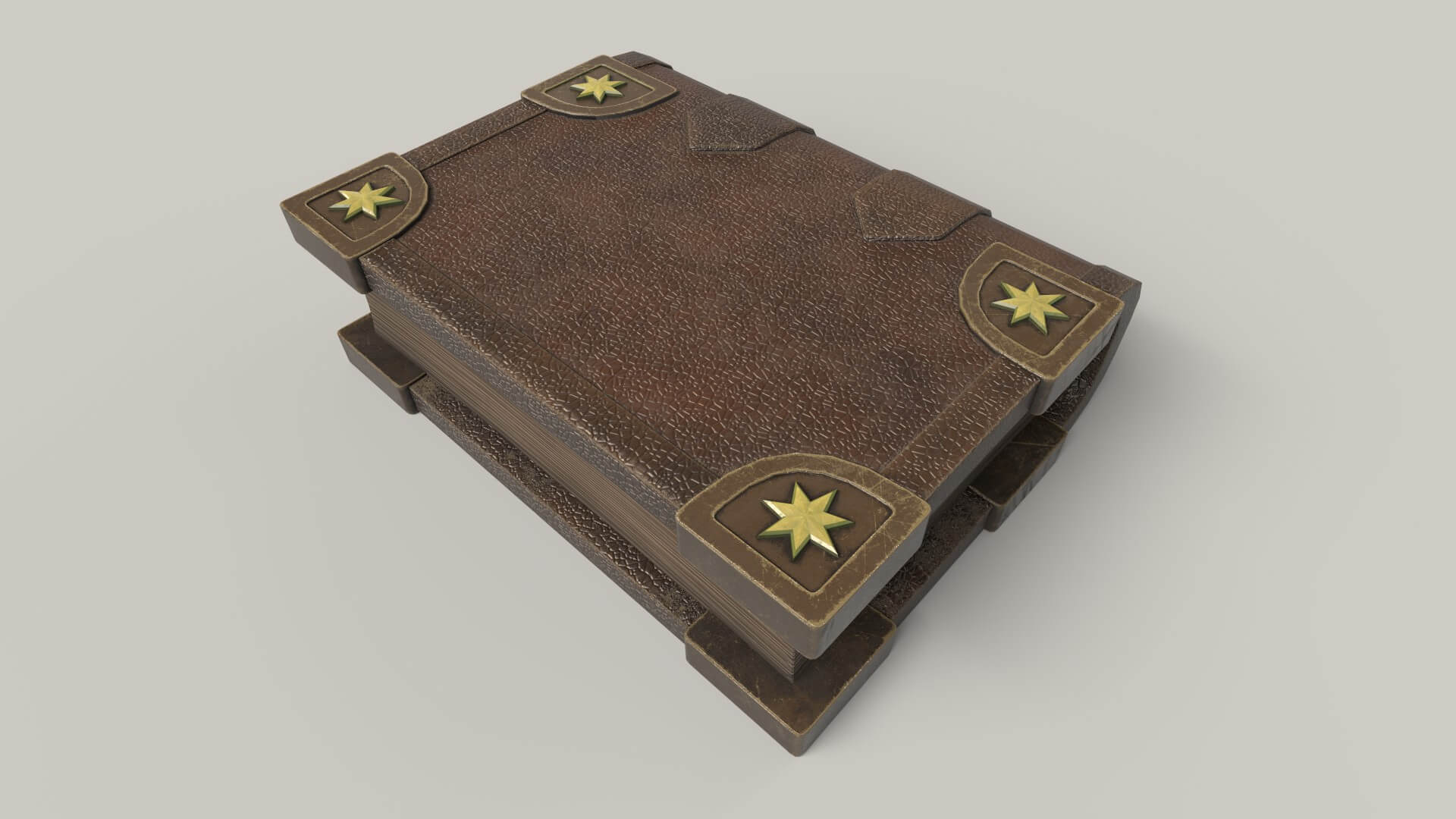 Stylized Spellbook - Starry Frame 3D Model by Art_Teeves