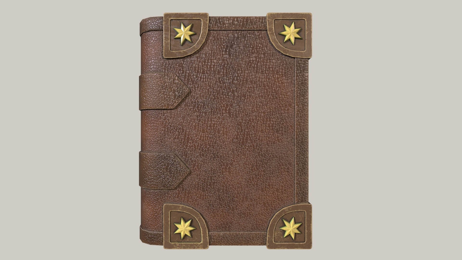 Stylized Spellbook - Starry Frame 3D Model by Art_Teeves