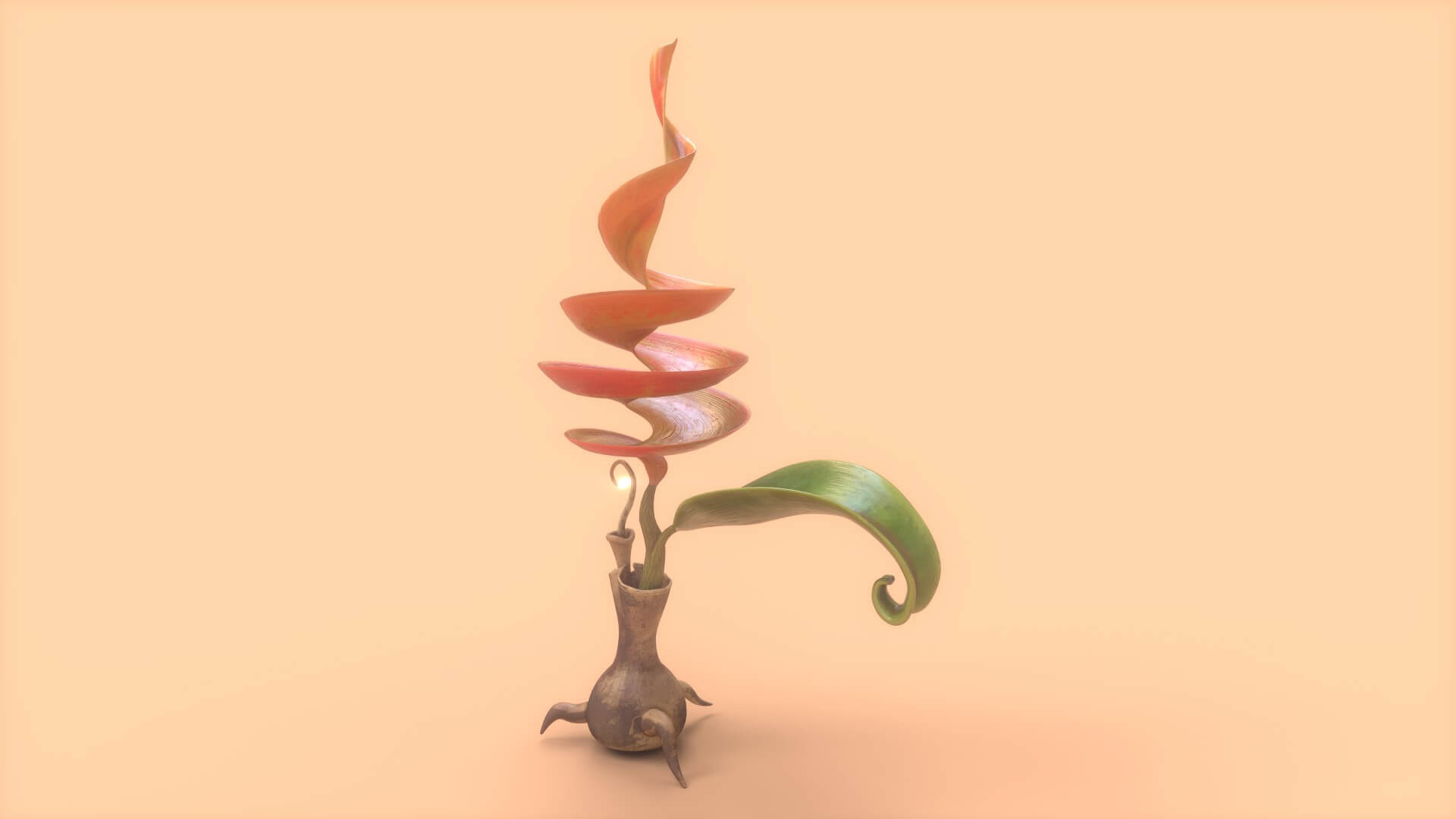 Stylized Spiral Flower - 3D Model by Art_Teeves