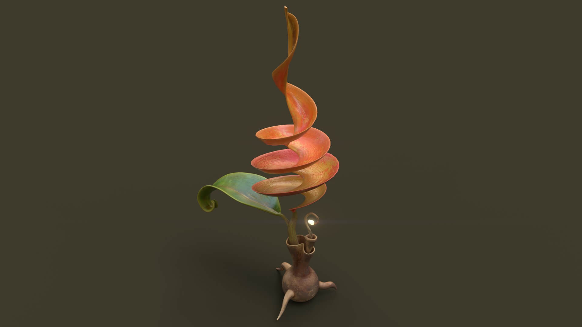 Stylized Spiral Flower - 3D Model by Art_Teeves