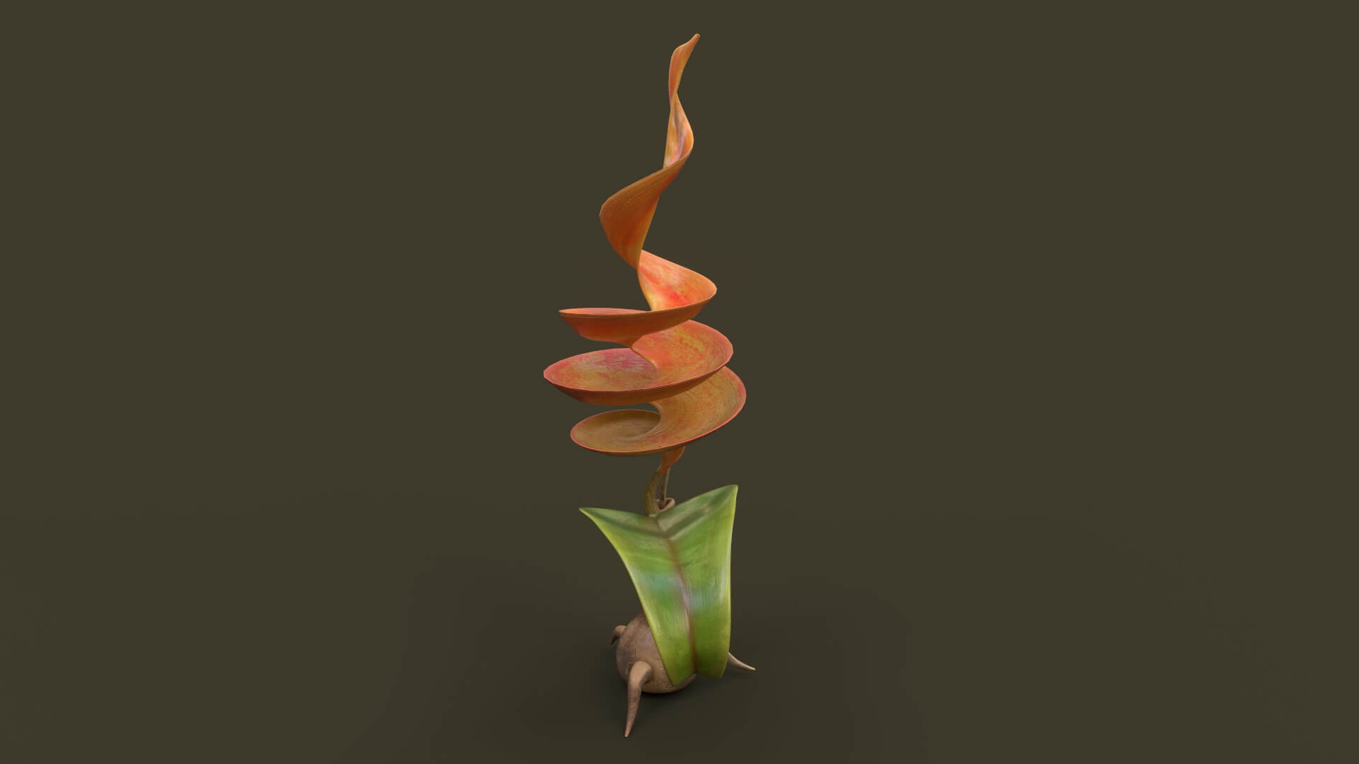 Stylized Spiral Flower - 3D Model by Art_Teeves