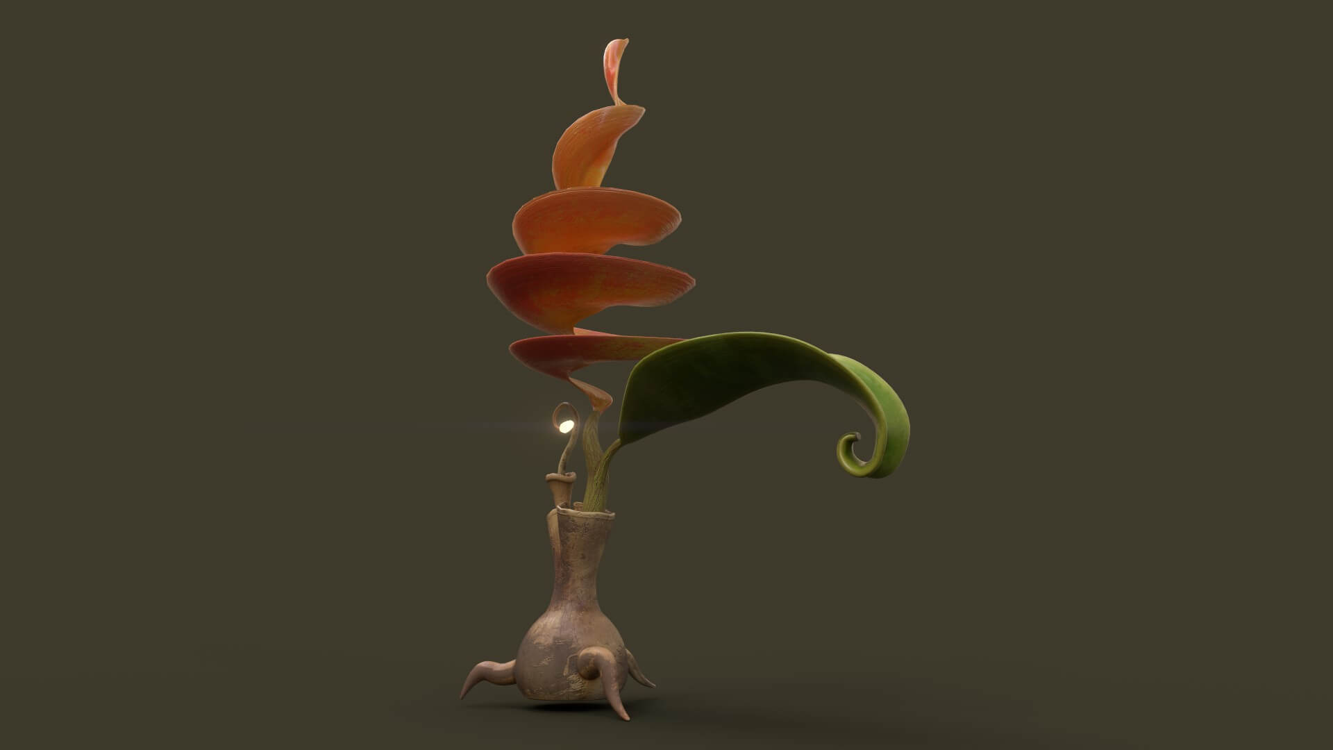 Stylized Spiral Flower - 3D Model by Art_Teeves