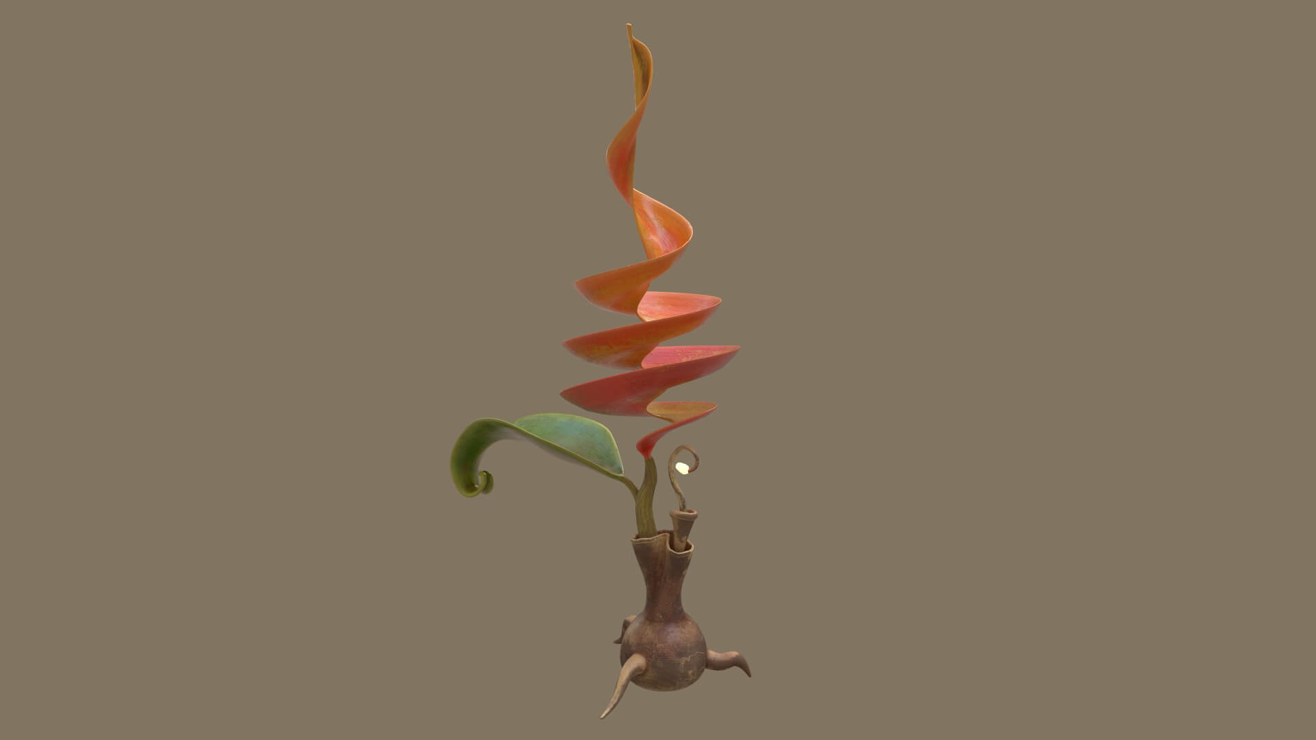 Stylized Spiral Flower - 3D Model by Art_Teeves