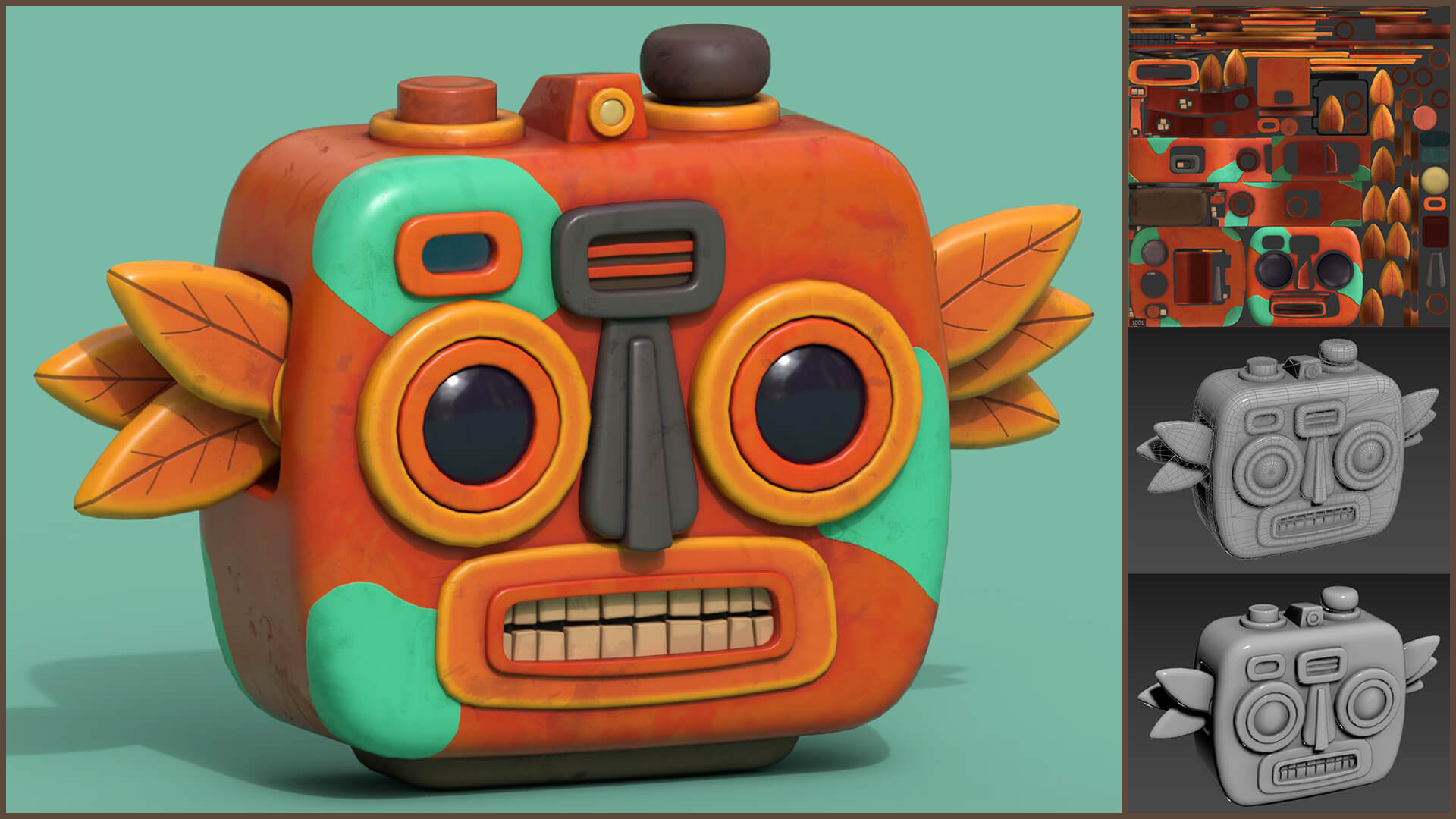 Stylized Tiki Camera - 3D Model by Art_Teeves