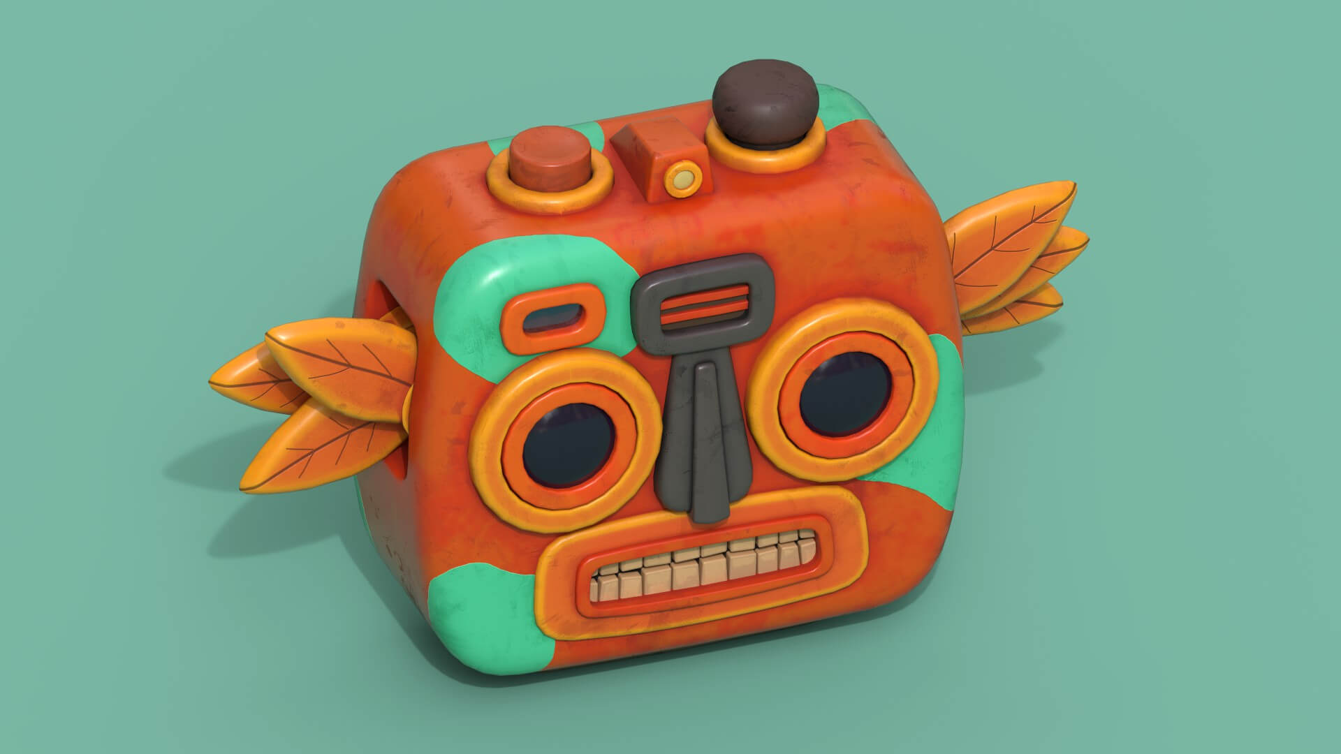 Stylized Tiki Camera - 3D Model by Art_Teeves