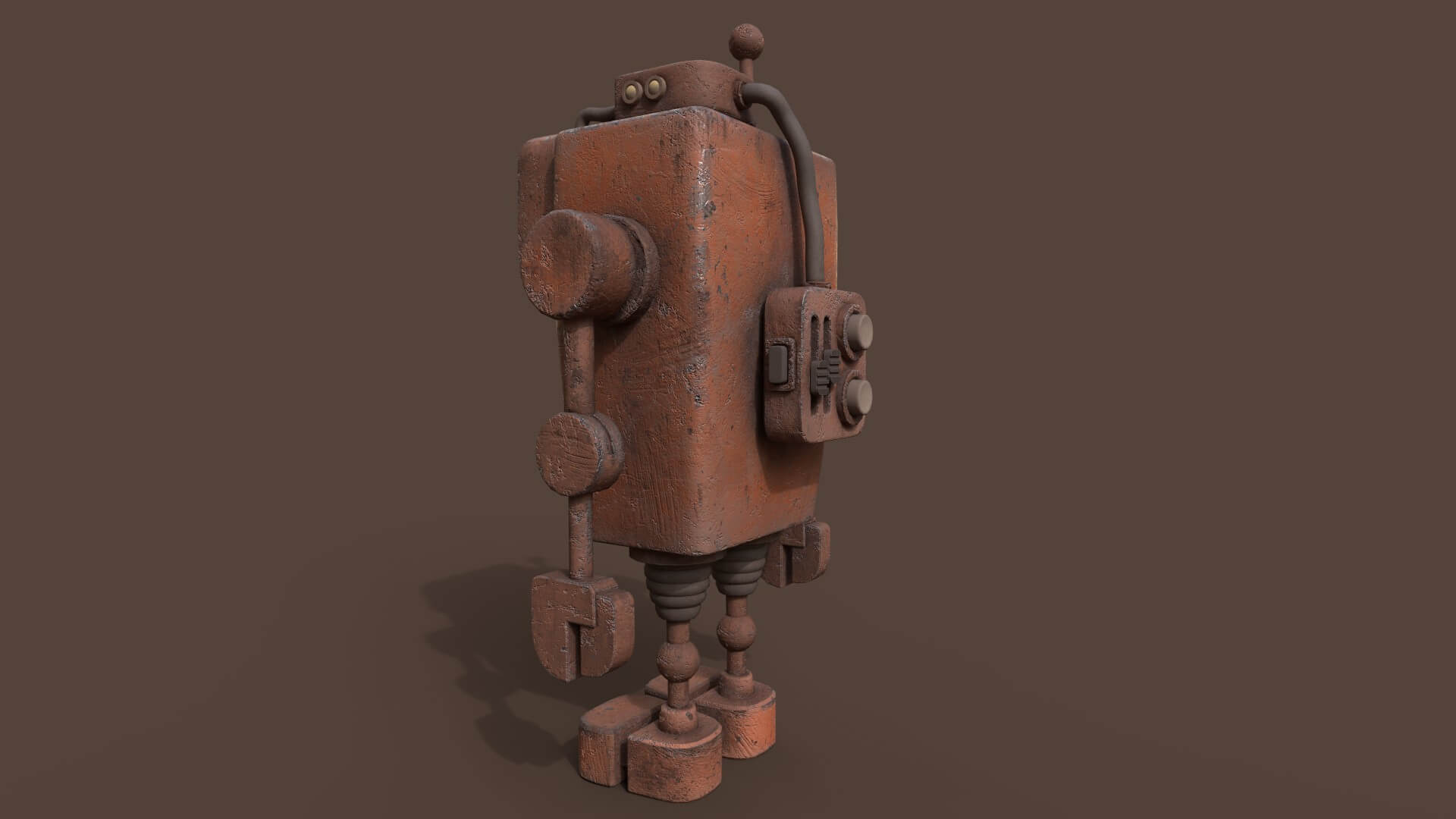 Stylized "Witness" Robot - 3D Model by Art_Teeves