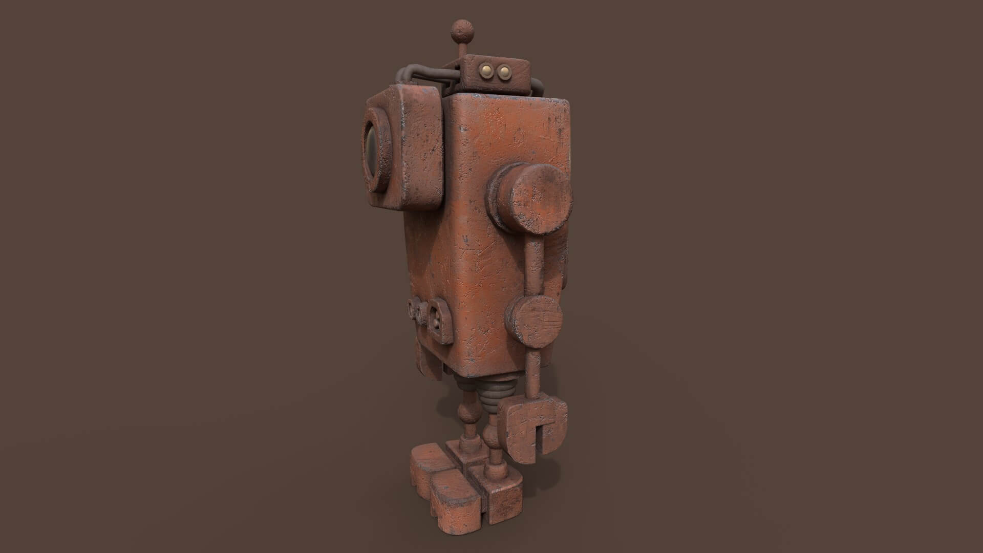 Stylized "Witness" Robot - 3D Model by Art_Teeves