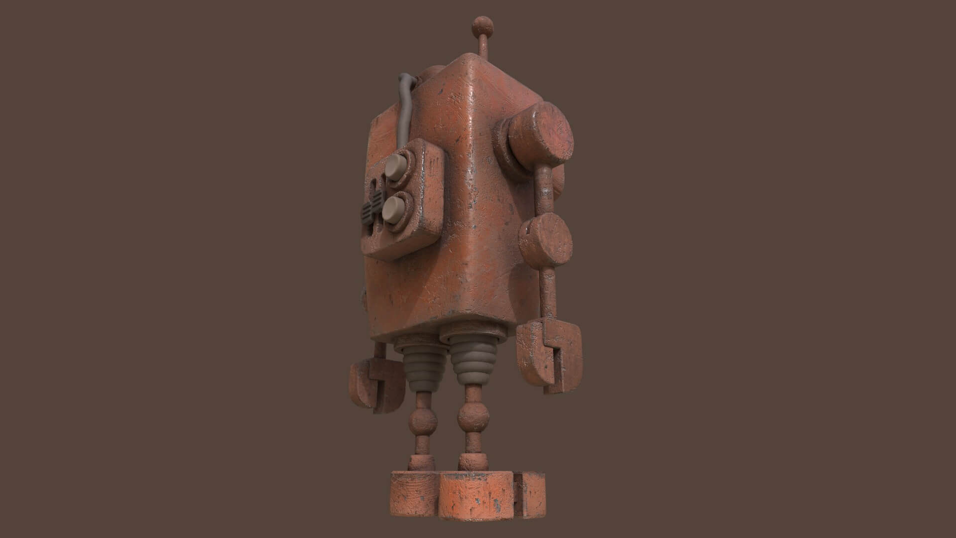 Stylized "Witness" Robot - 3D Model by Art_Teeves