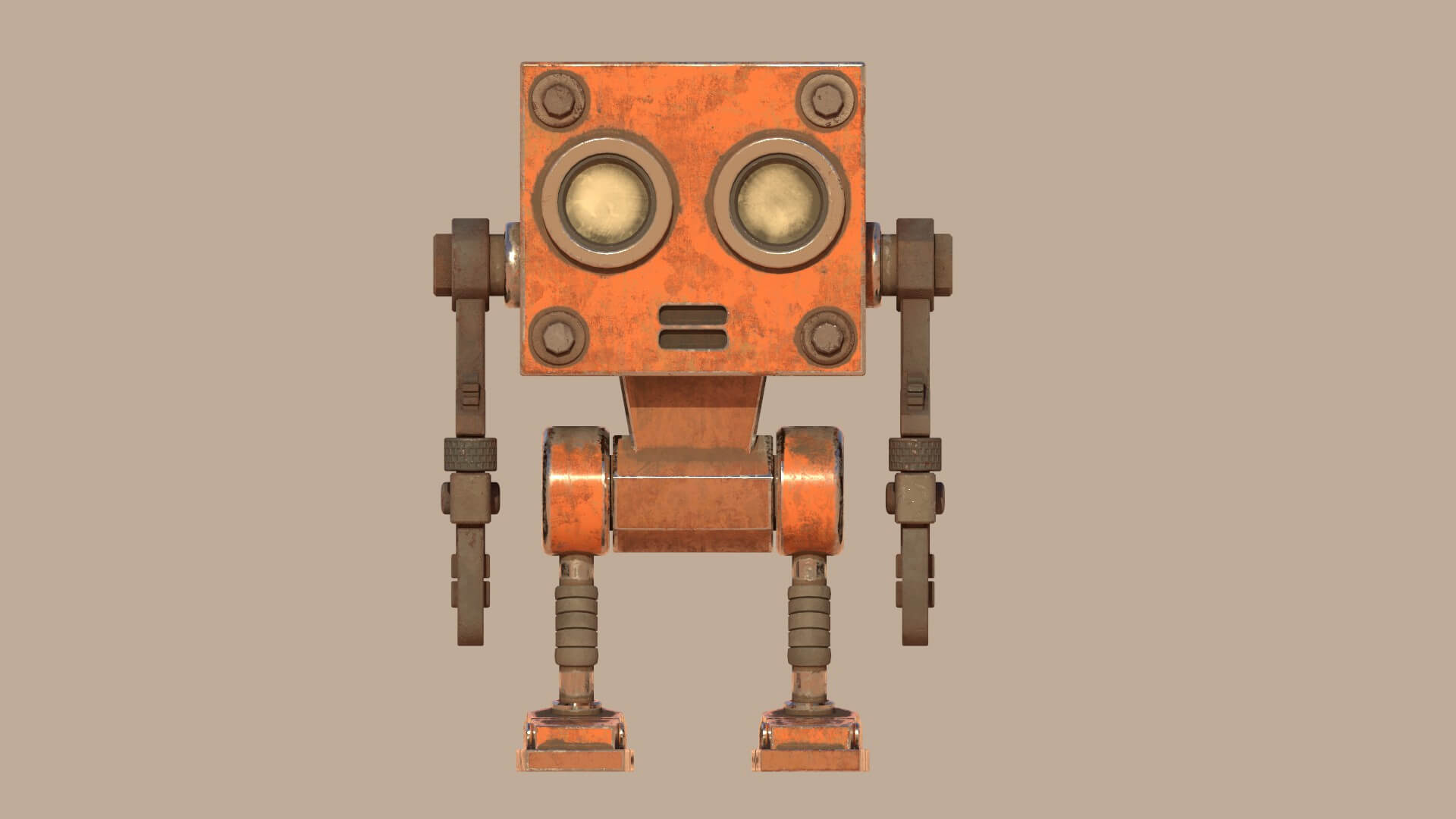 Stylized Wrenchbot - 3D Model by Art_Teeves