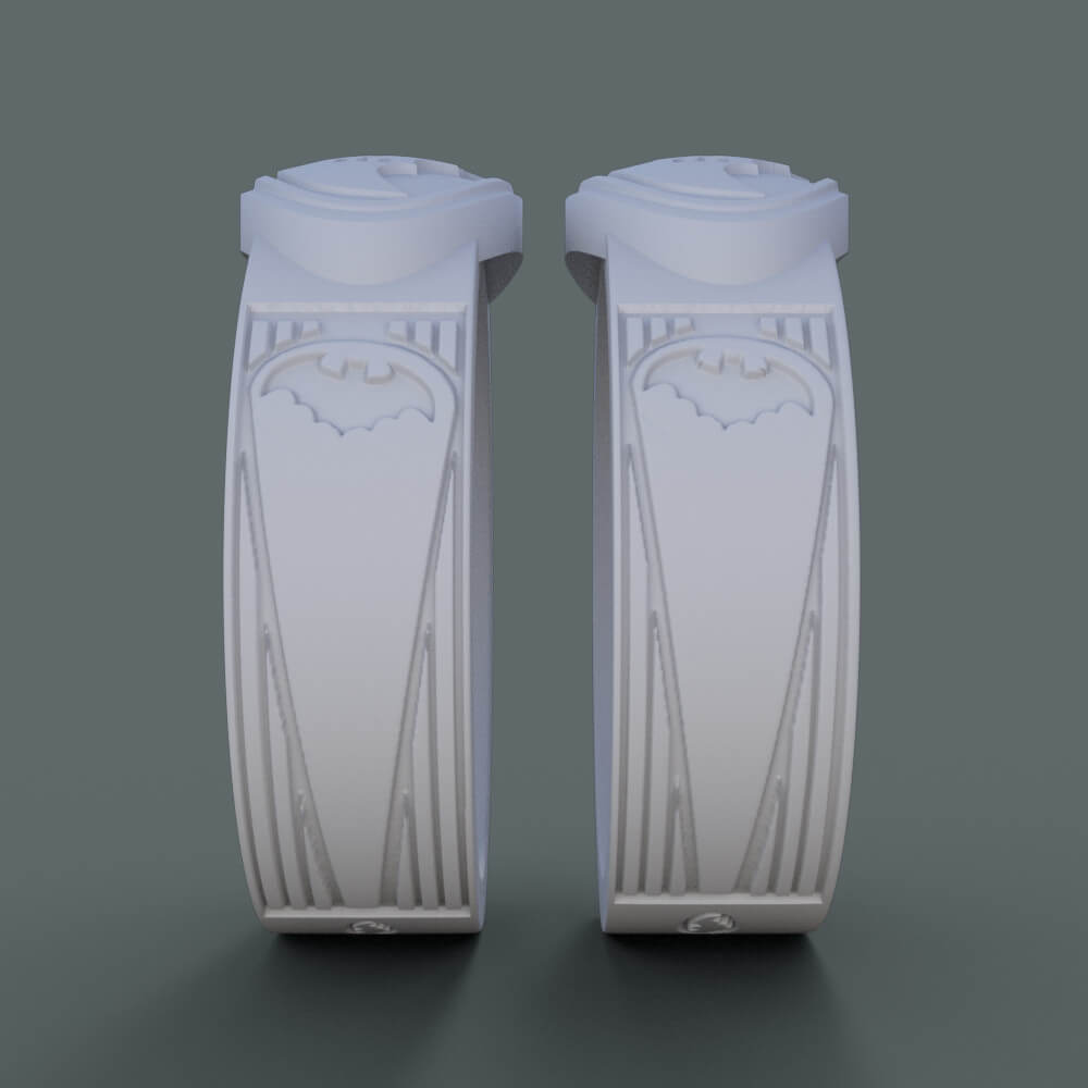 Batman/Bruce 2 Rings - 3D Model by Art0922