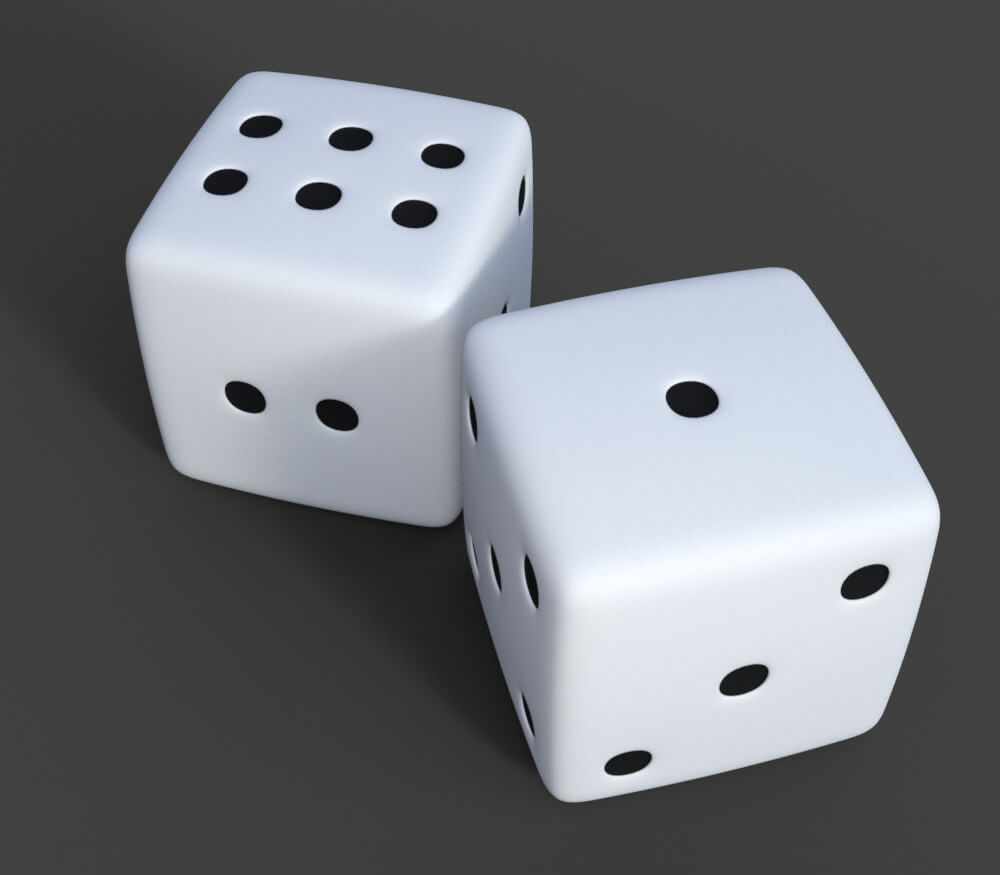 Board Game Dice - 3D Model by Art0922