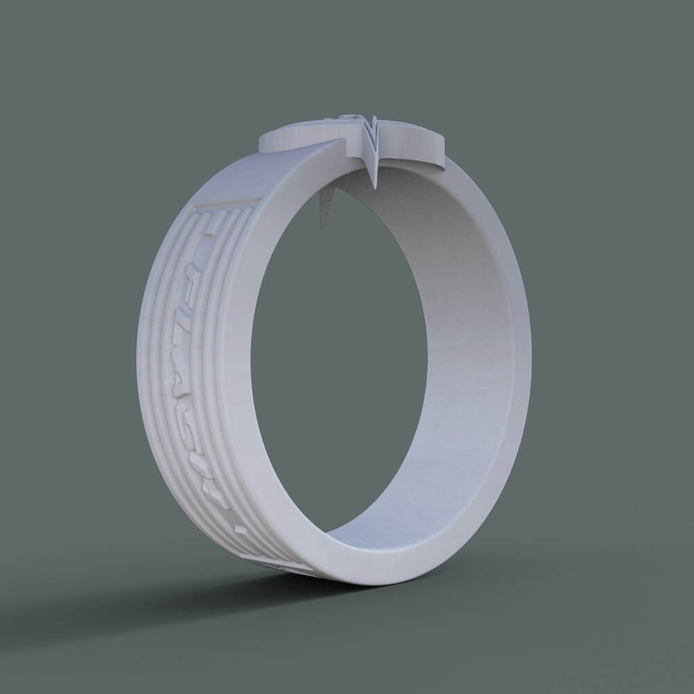 Flash/Barry Ring - 3D Model by Art0922