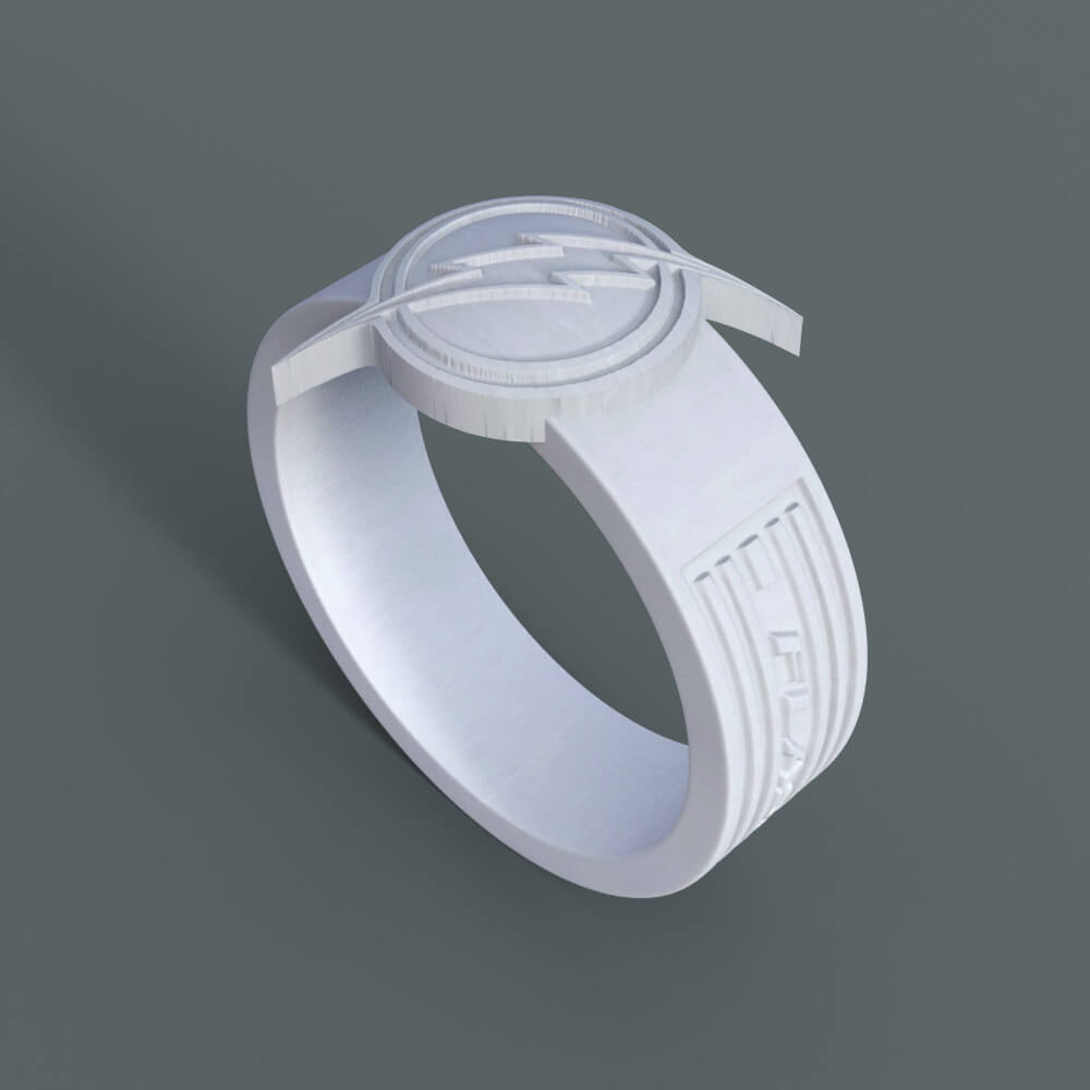 Flash/Barry Ring - 3D Model by Art0922