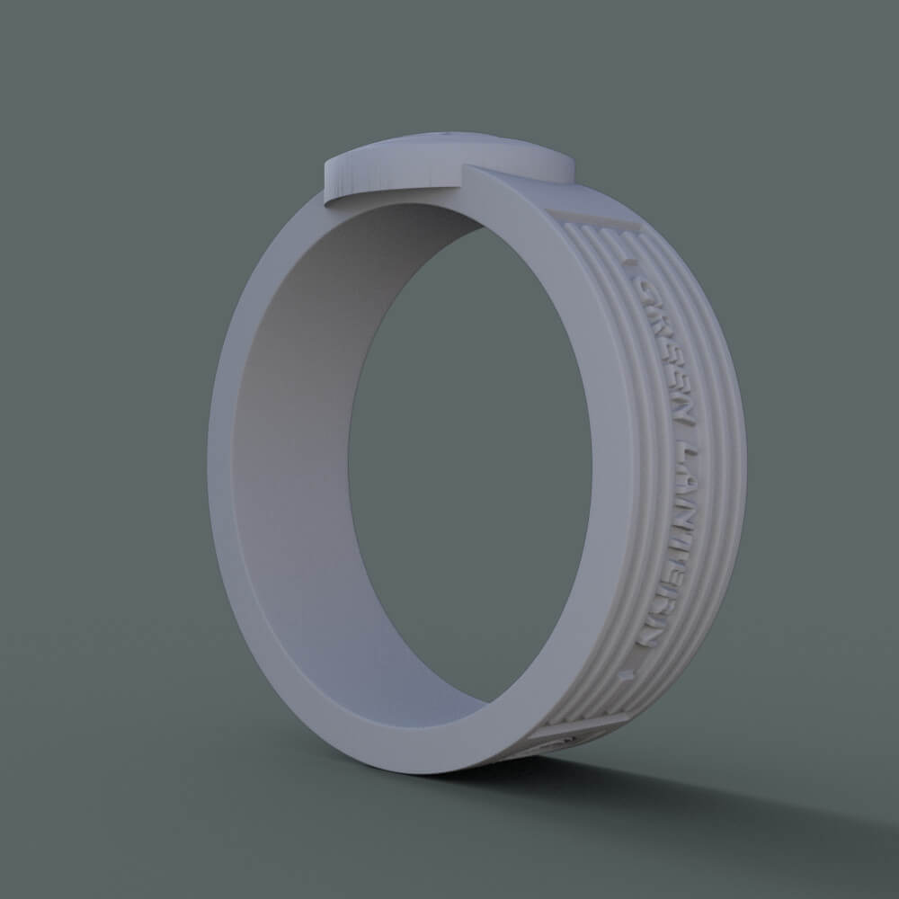 Green Lantern/ Hal Ring - 3D Model by Art0922