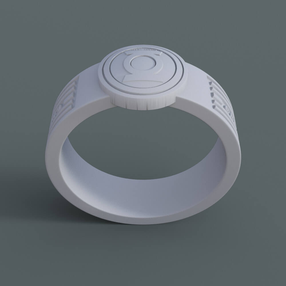Green Lantern/ Hal Ring - 3D Model by Art0922