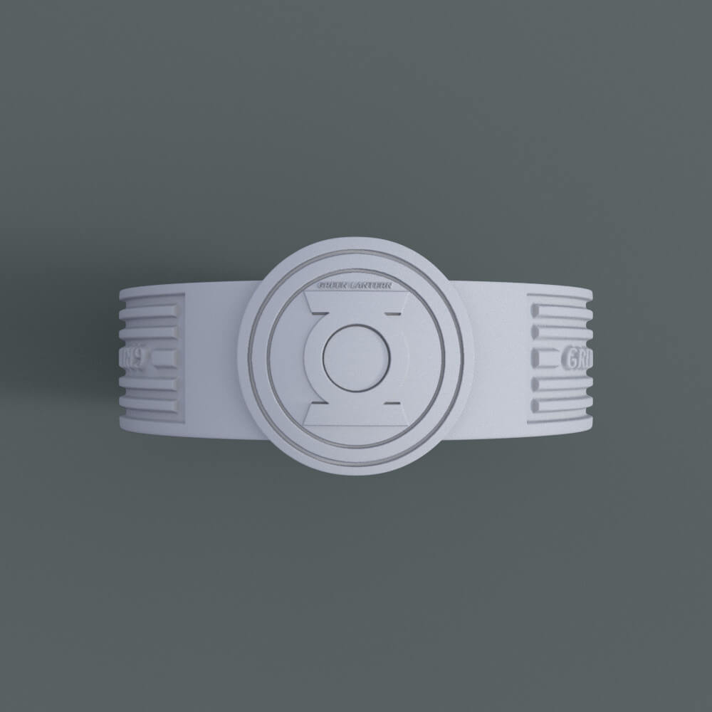 Green Lantern/ Hal Ring - 3D Model by Art0922