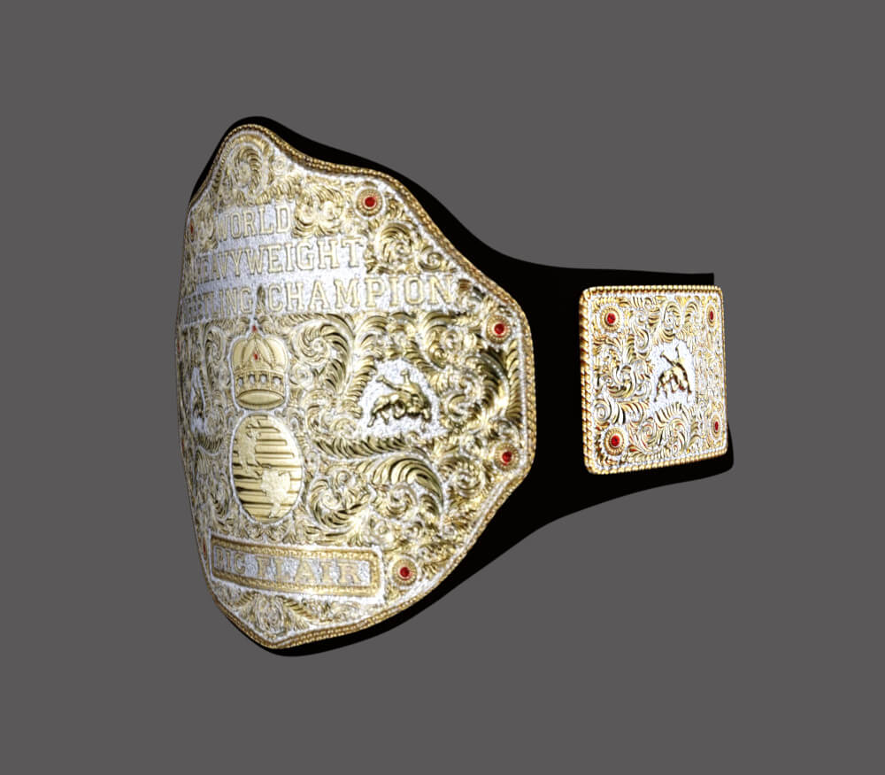 Ric Flair With Big Gold Belt - 3D Model by Art0922