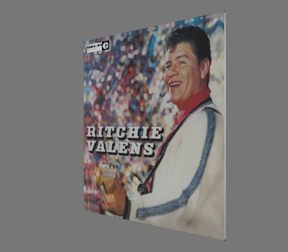Ritchie Valens LP 33 1/3 With Studio Logo - 3D Model by Art0922