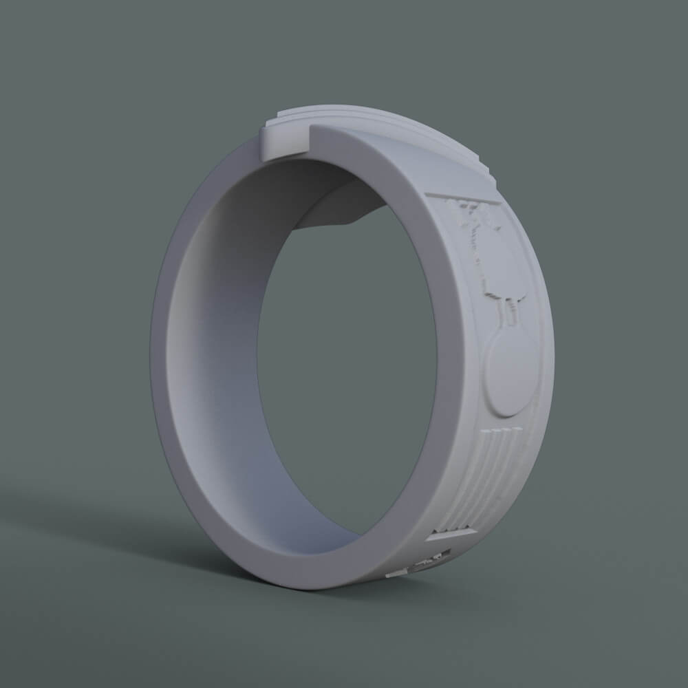 Superman / Kal-El Ring 3D Model by Art0922