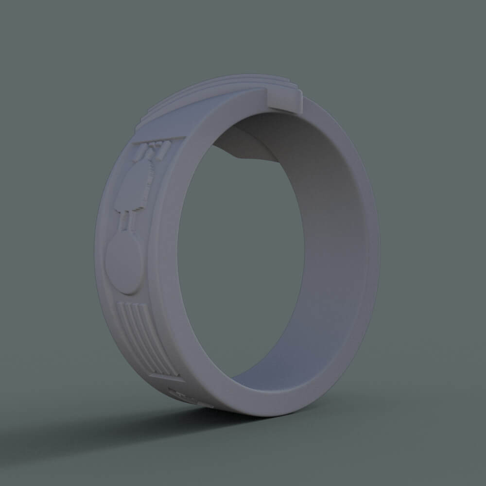 Superman / Kal-El Ring 3D Model by Art0922