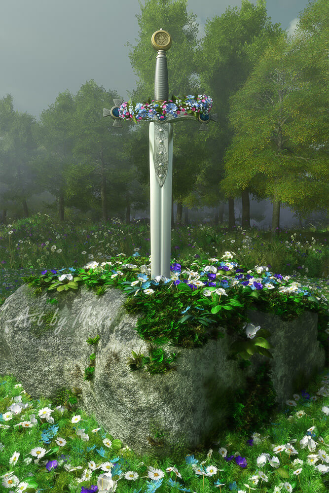 Legend 3D Render, Digital Art by ArtbyMel
